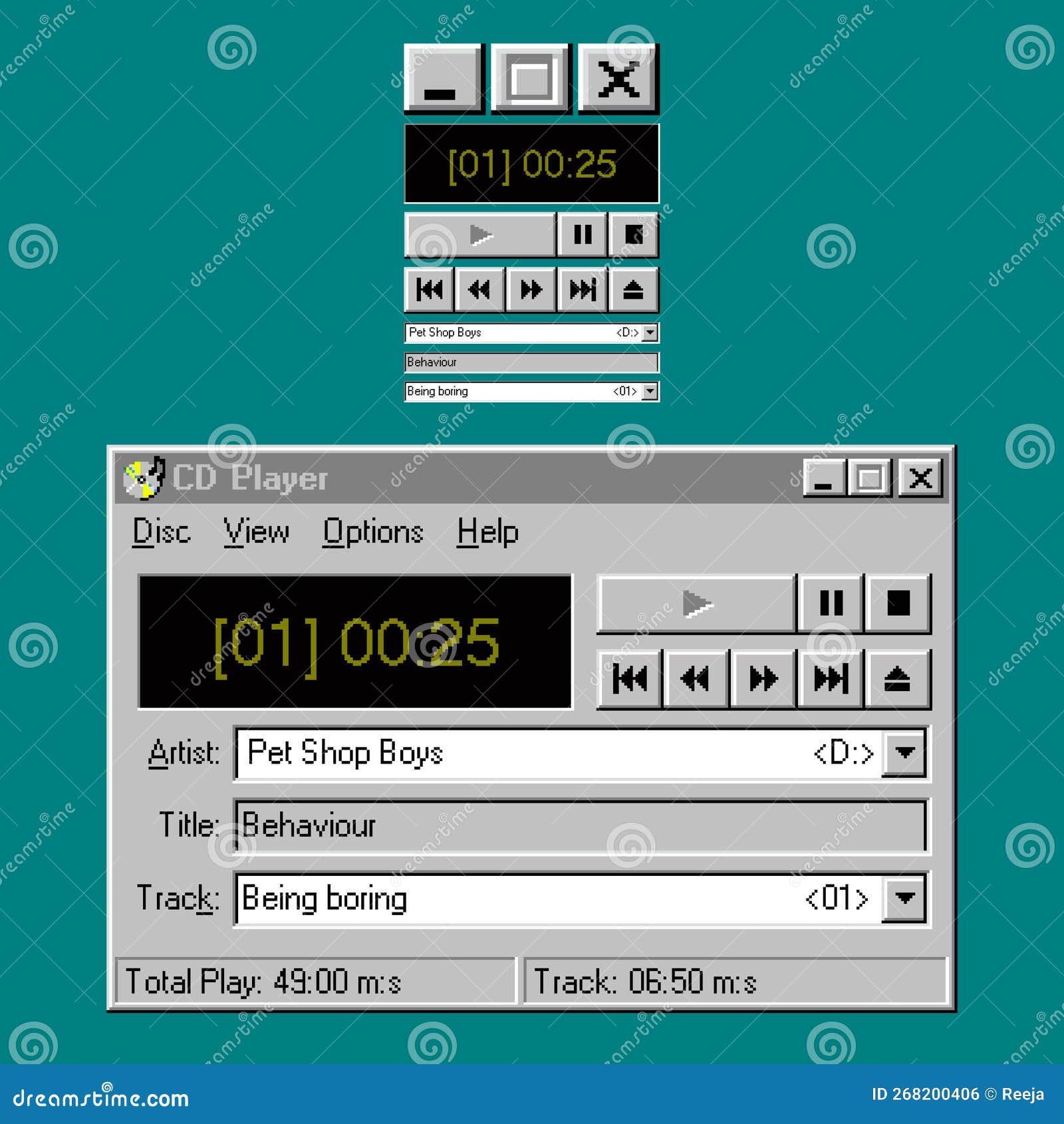 Pixel Art User Interface Design. Vector Illustration Stock Vector ...