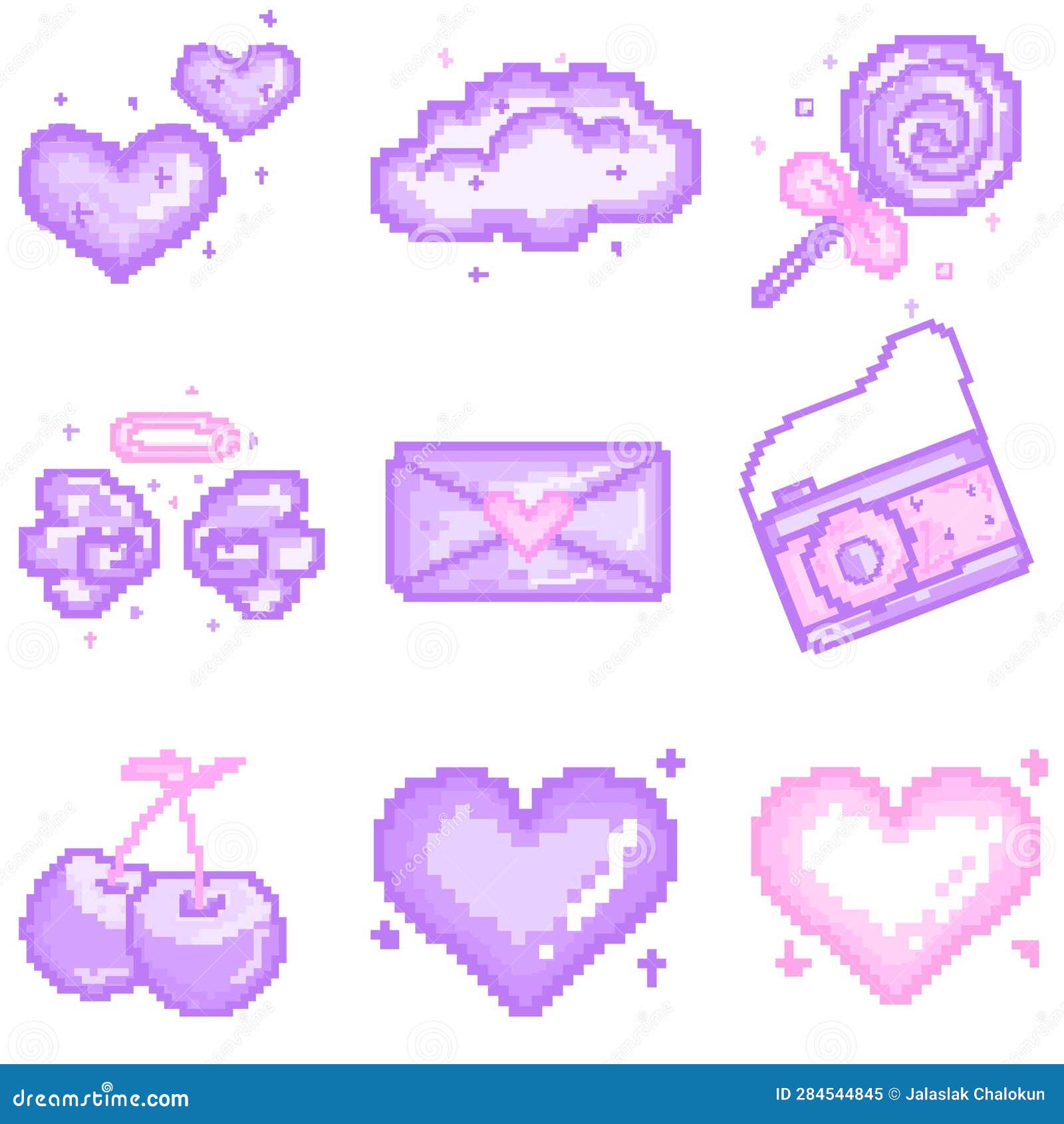 Pixel art stock illustration. Illustration of cartoon - 284544845