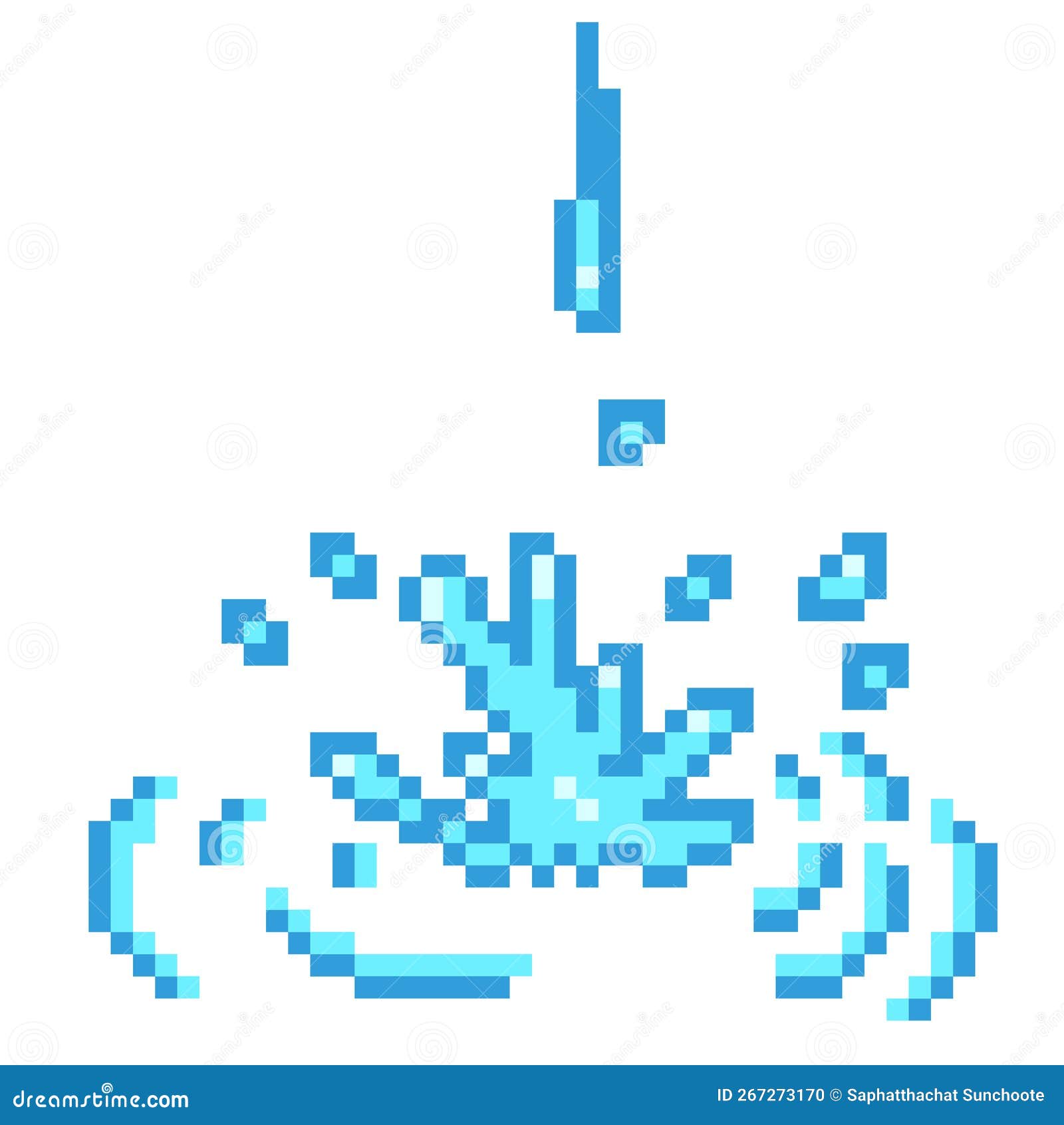 Pixel Drop Logo And Identity Template. Branding Of Business Papers ...