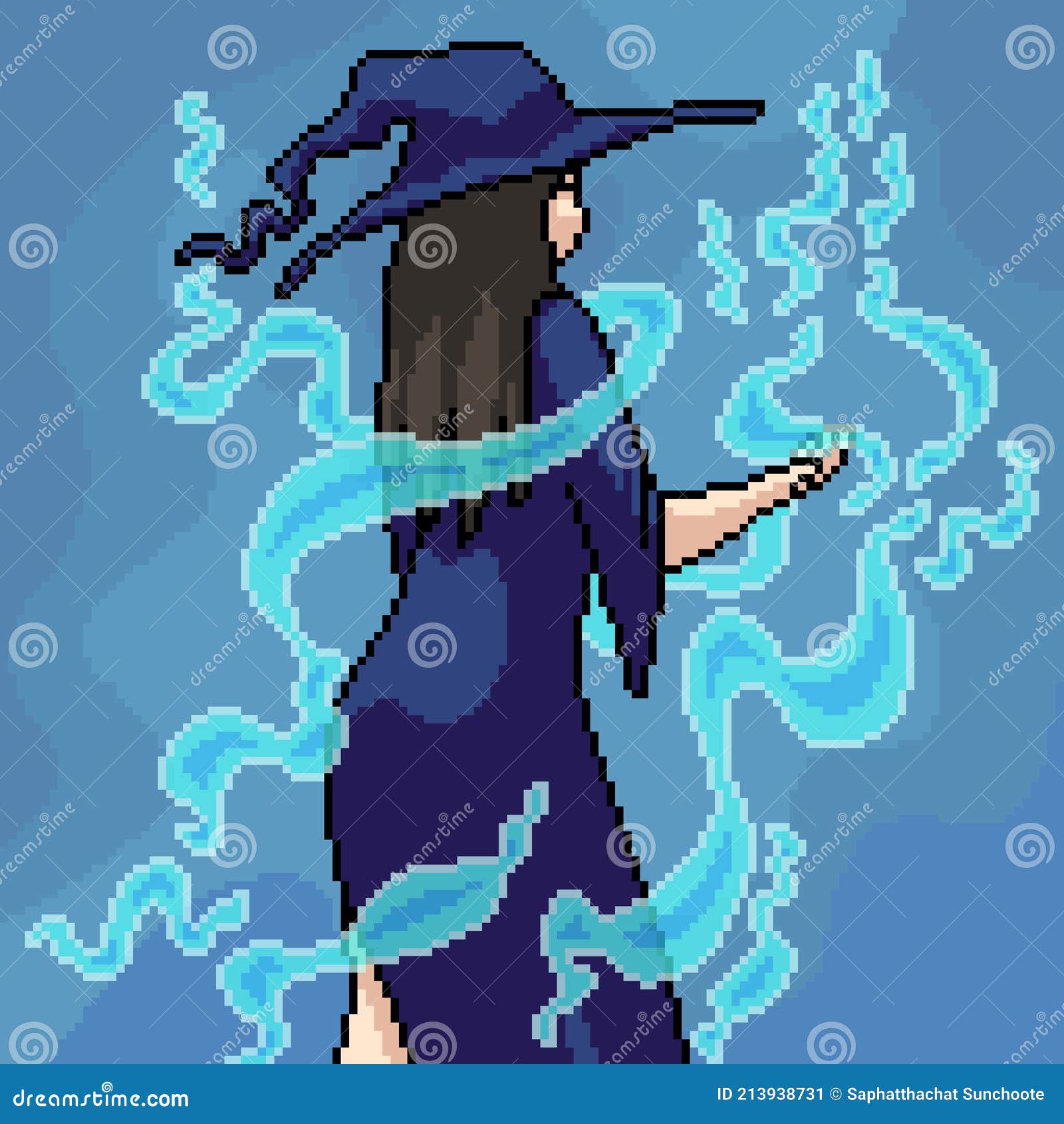 Pixel Art Magic Set. Cartoon Vector | CartoonDealer.com #111917293