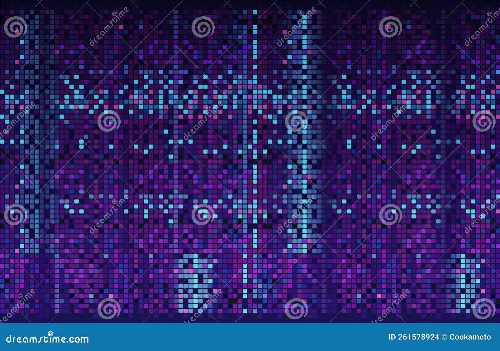 Pixel Art Work Banner, Pixel Effect Background Stock Vector ...