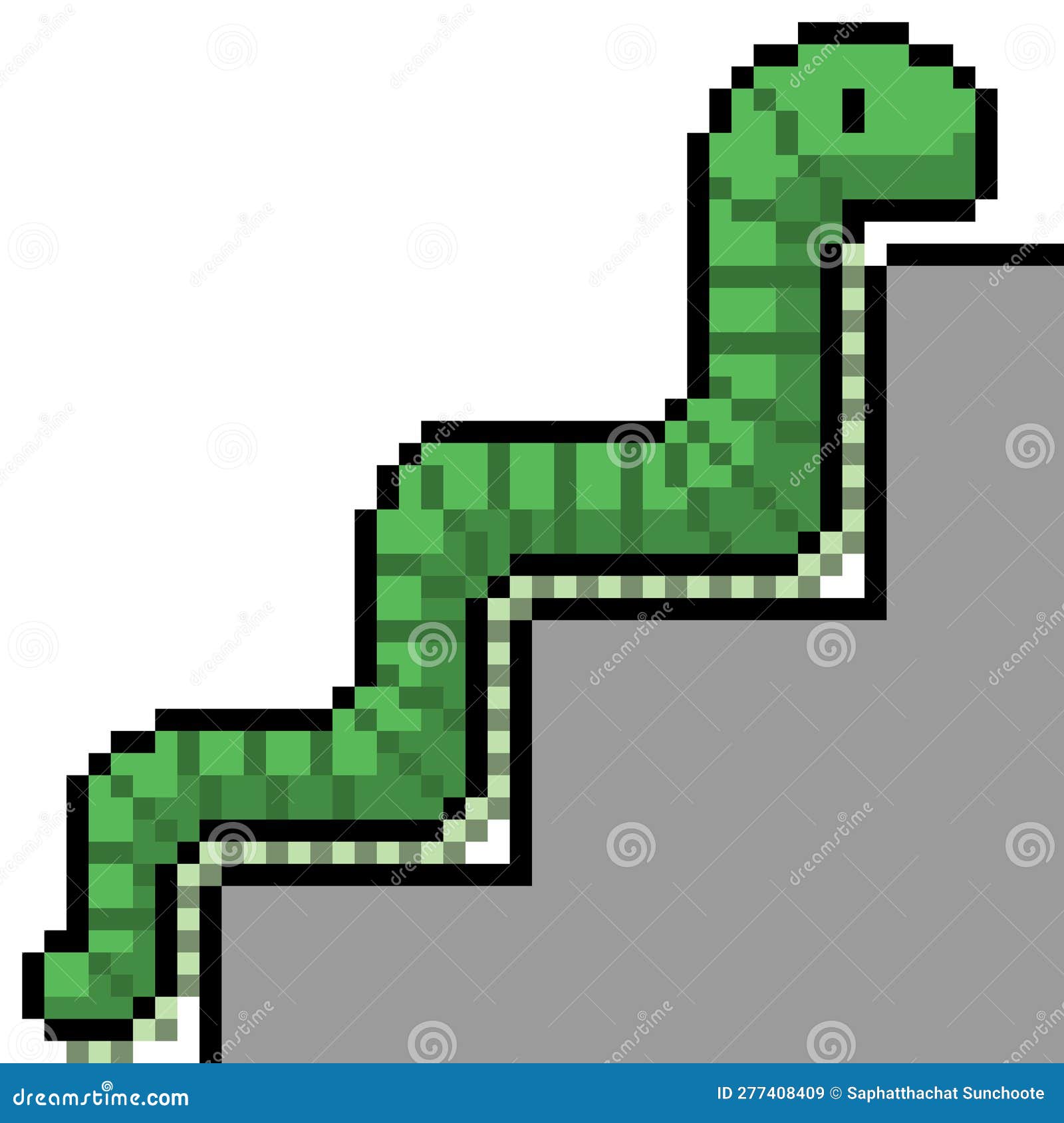 Pixel art worm climb stair stock vector. Illustration of vector - 277408409