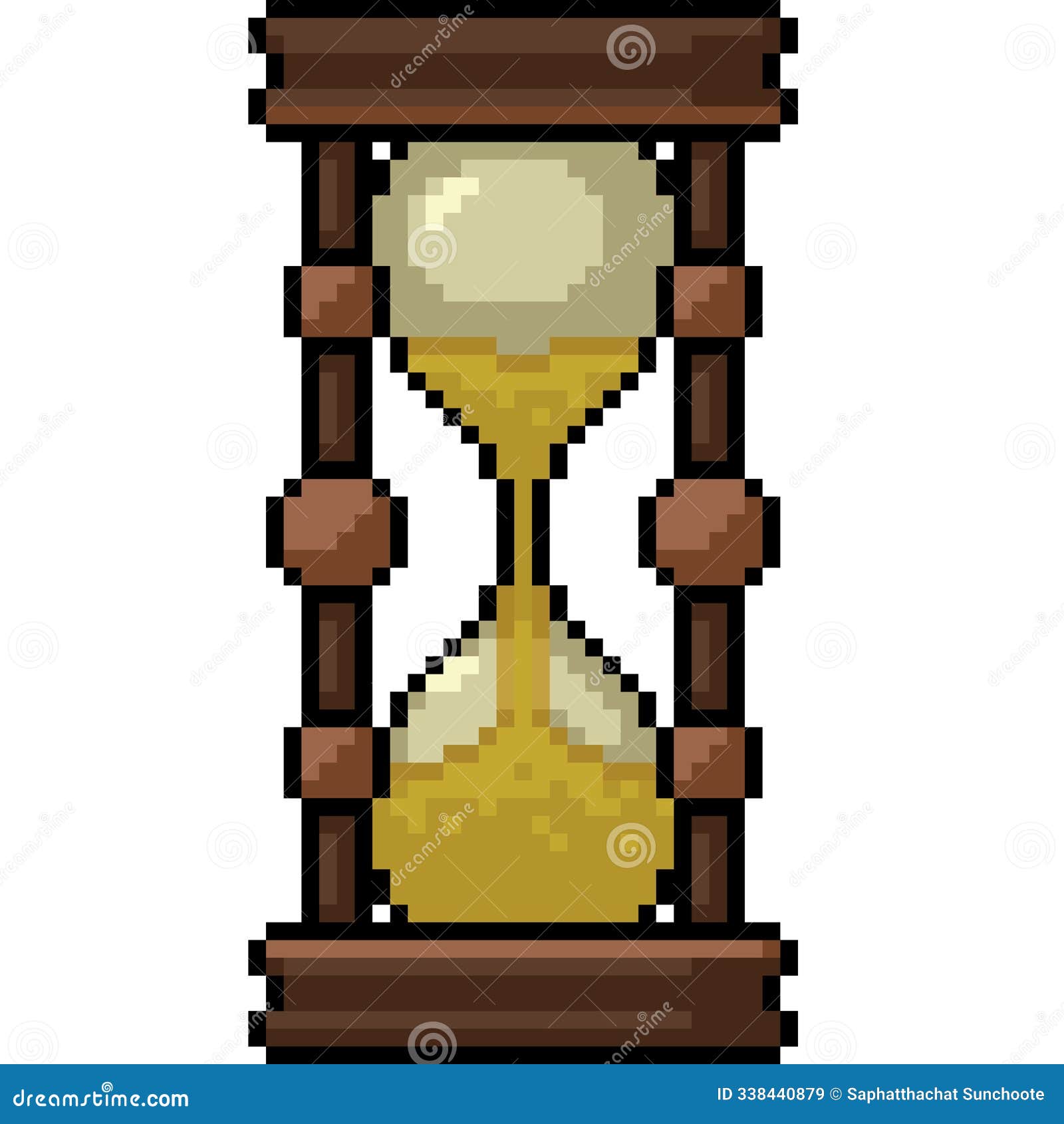 Hourglass Countdown Icon Vector Isolated On White Background, Hourglass ...