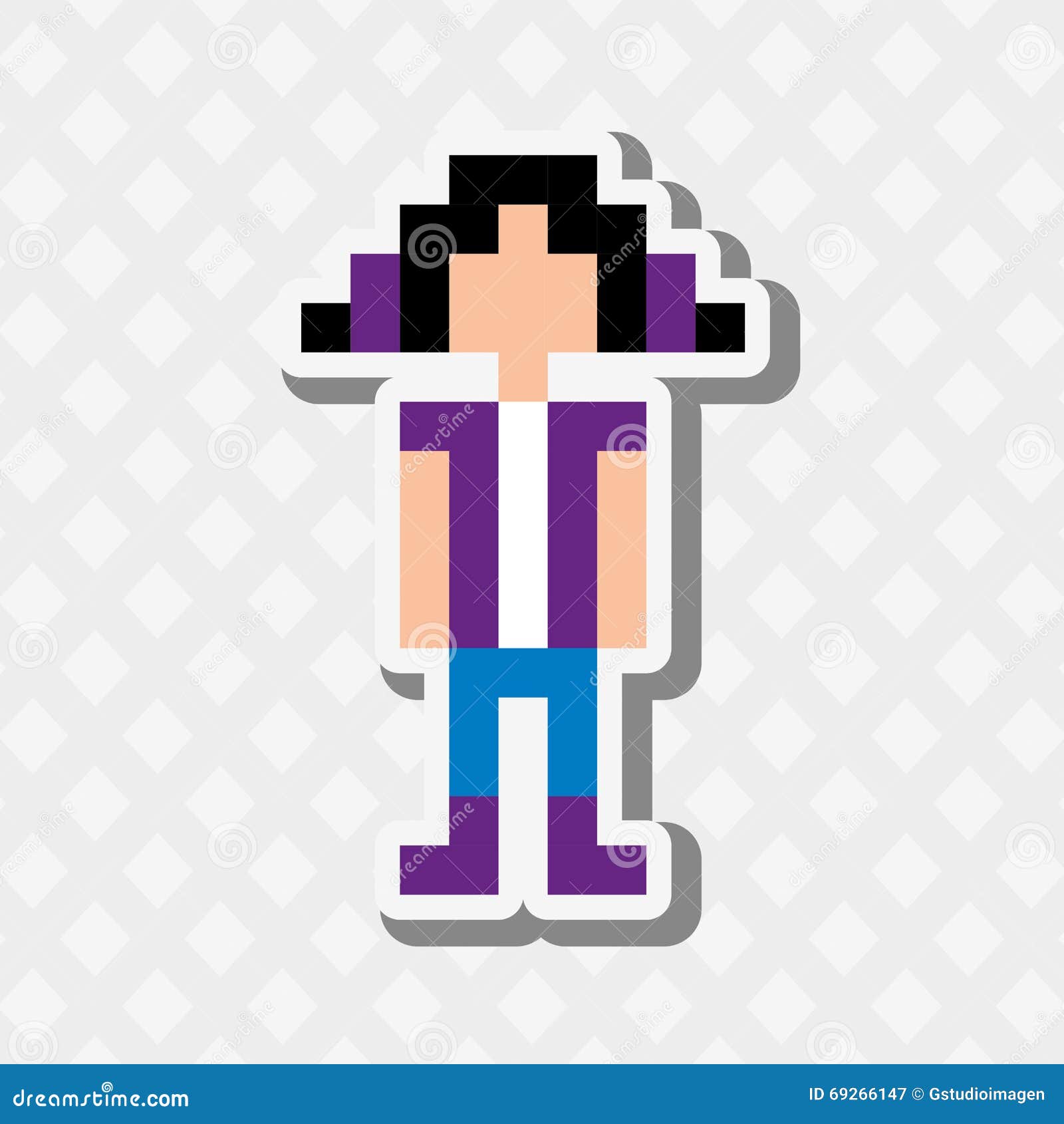 Pixel Avatar Icon Stock Photo | CartoonDealer.com #41979300