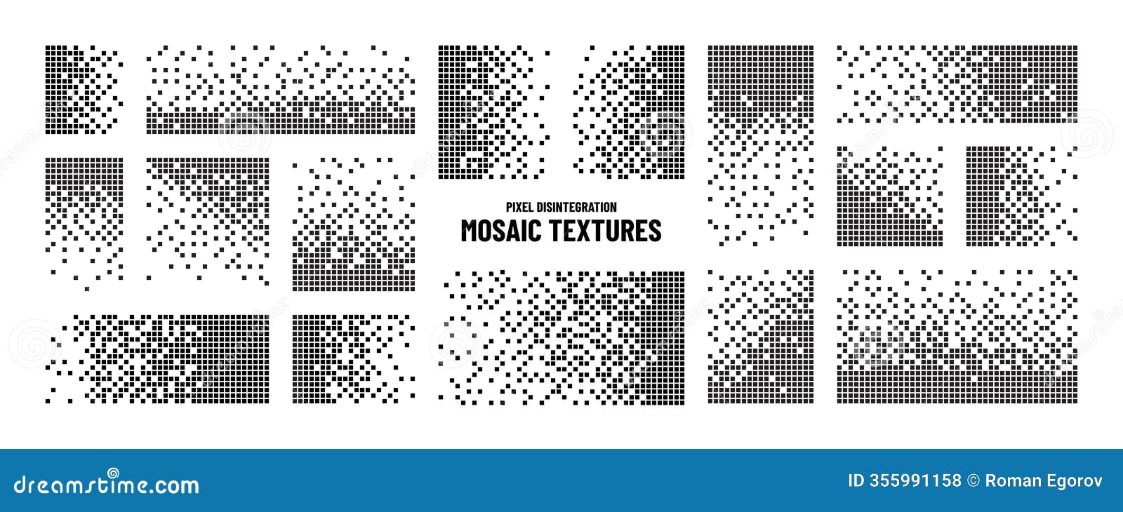 Pixel Background. Mosaic Dot Pattern, Space Graphic Texture Effect for ...