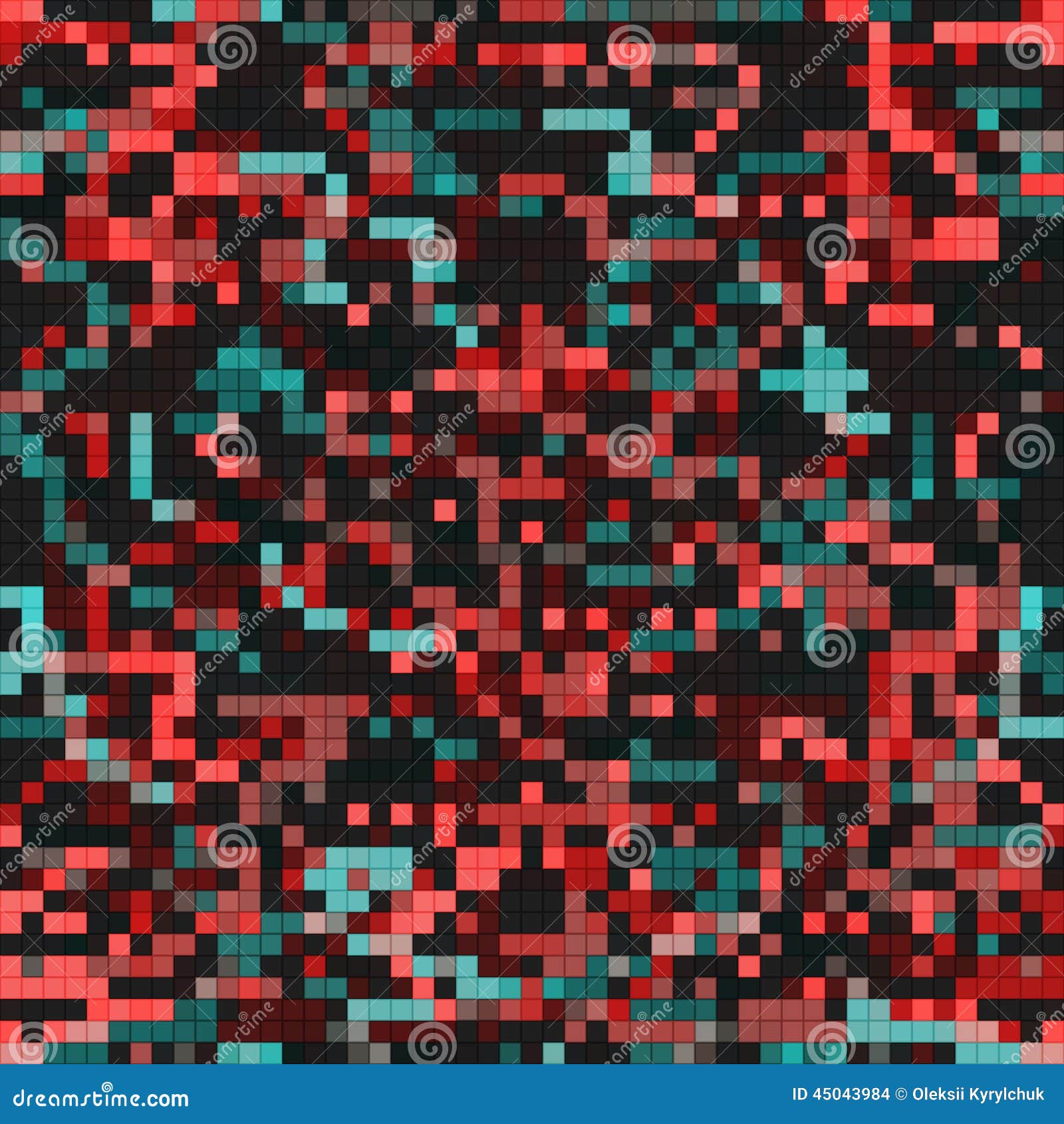 Pixel Background. Vector Pattern of Squares. Stock Vector ...