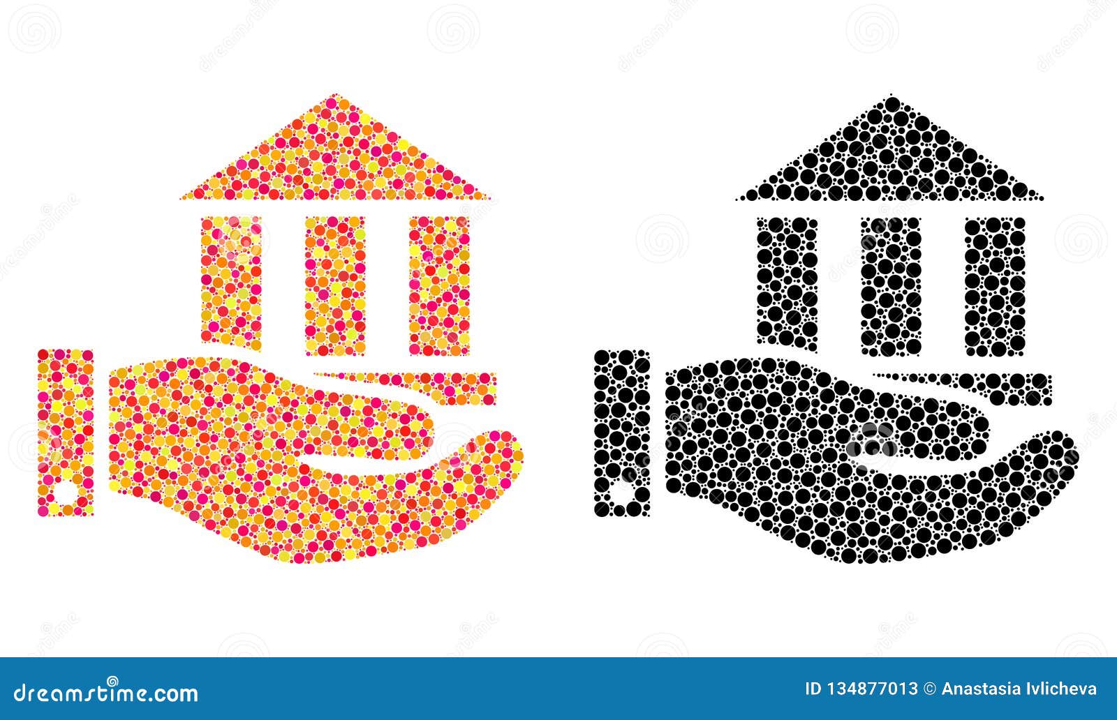 Pixel Bank Service Mosaic Icons Stock Vector - Illustration of mosaic ...
