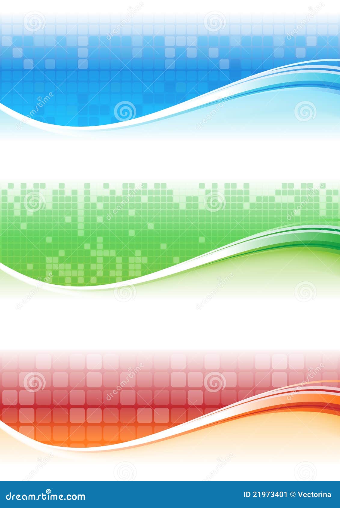 Pixel Banner stock vector. Illustration of border, blue - 21973401