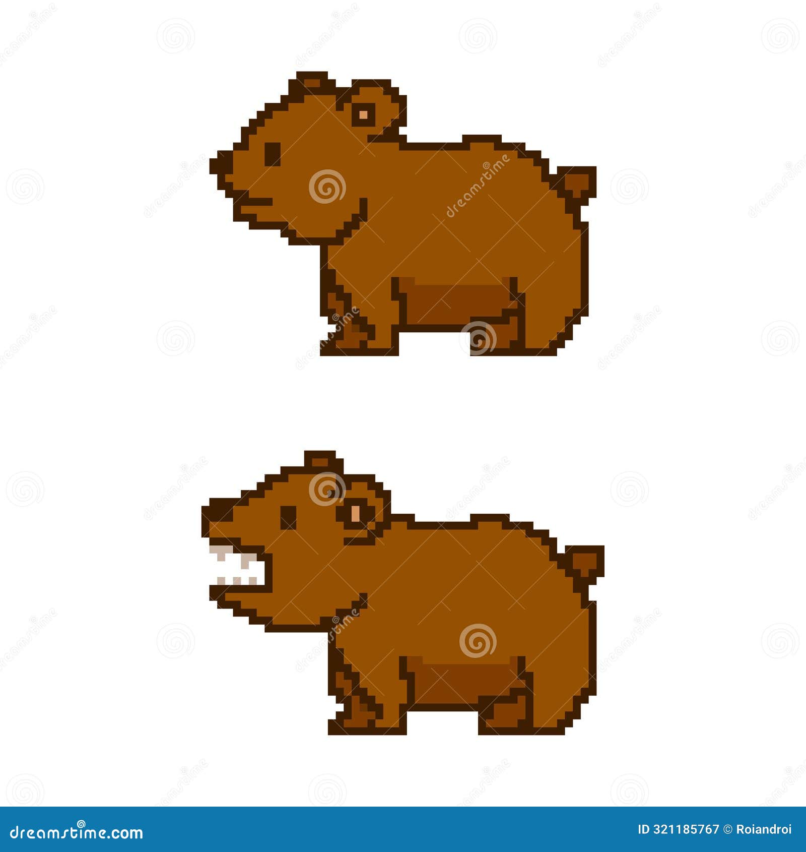 Pixel Art Bear: Accurate And Detailed Chinese Iconography Inspired ...