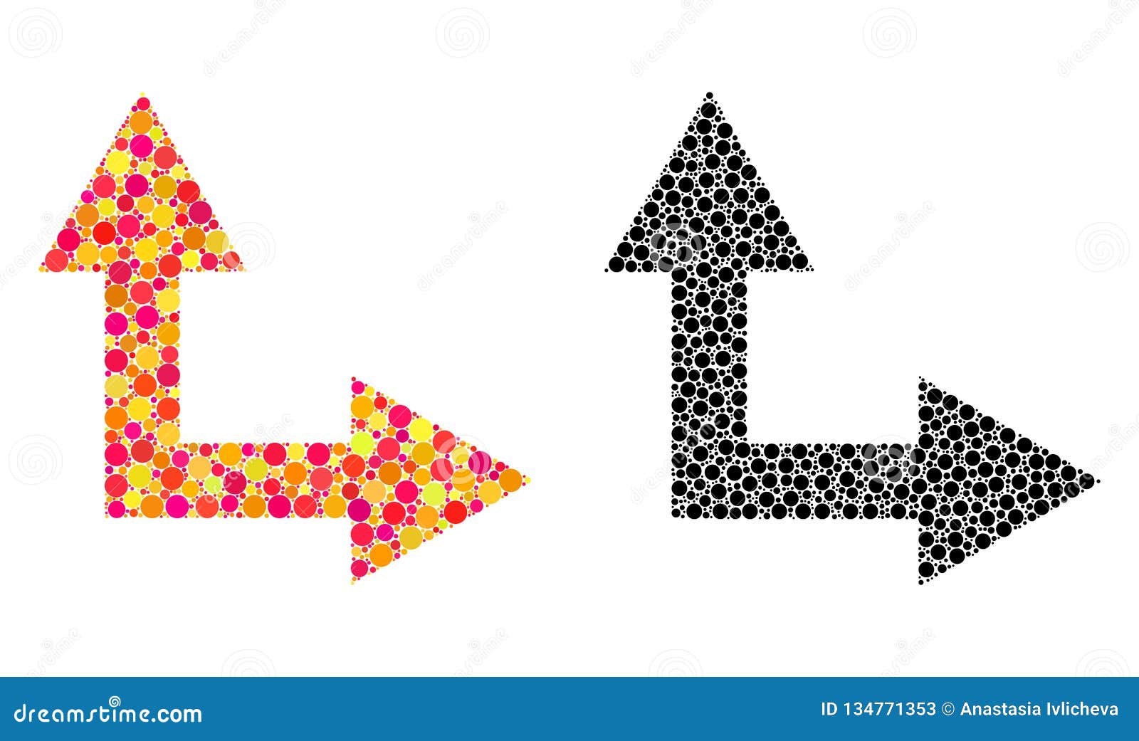 Bifurcation Arrow Right Down Recursion Mosaic Of Bifurcation Arrow ... Bifurcation Arrow Right Down Recursion Mosaic Of Bifurcation Arrow ...