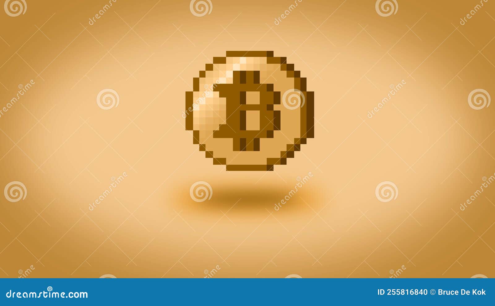 Pixel 8 Bit Bitcoin Background - High Res Pixel Art Wallpaper Editorial ...