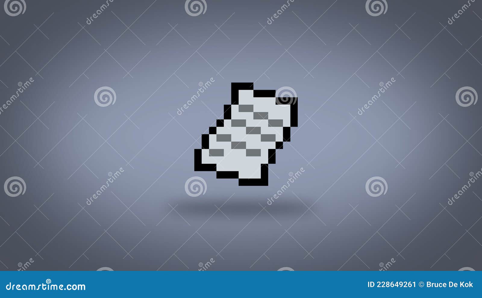 Pixel 8 Bit Document Background - High Res Wallpaper Stock Illustration ...