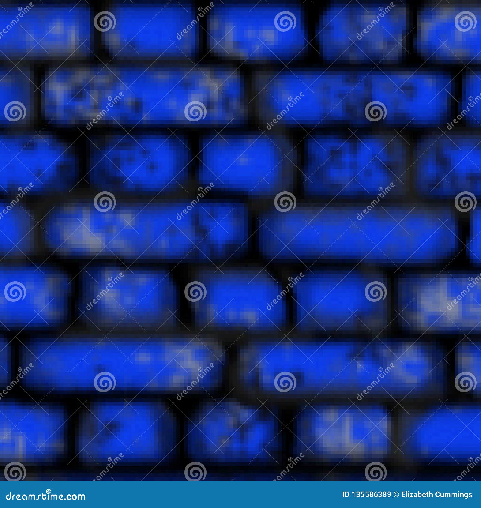 Pixel 8 Bit Drawn Colored Brick Tile Square Pattern Stock Illustration ...