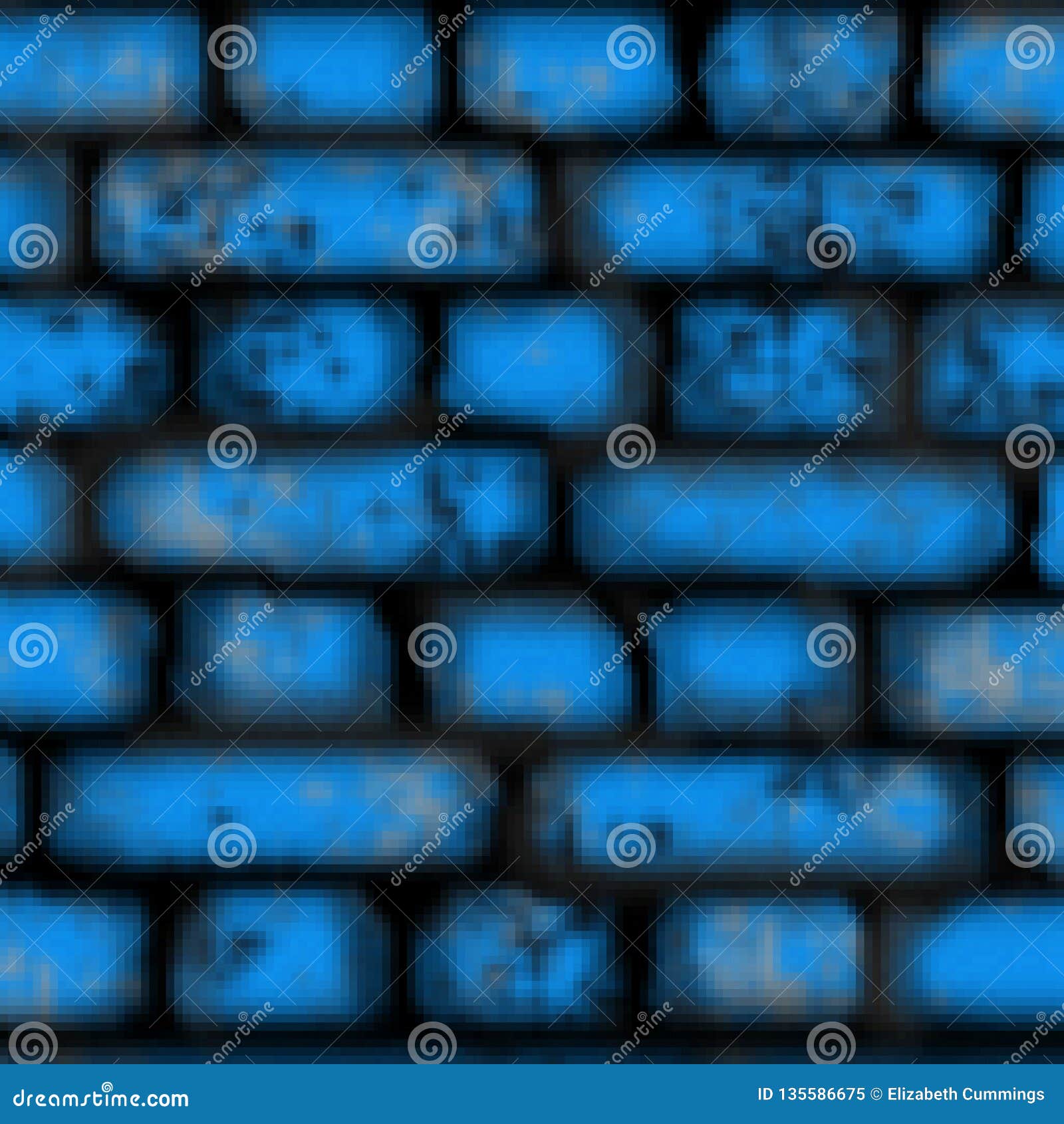 Pixel 8 Bit Drawn Colored Brick Tile Square Pattern Stock Illustration ...