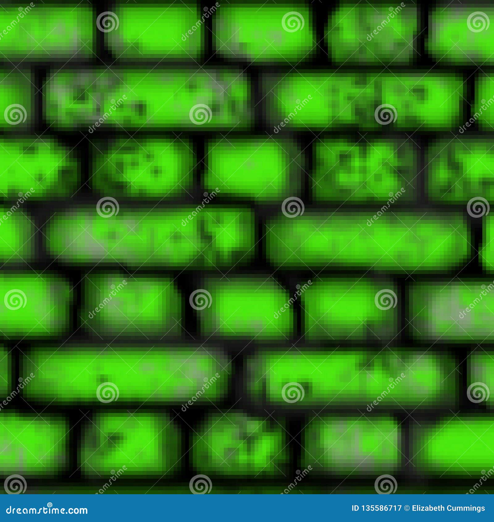 Pixel 8 Bit Drawn Colored Brick Tile Square Pattern Stock Illustration ...