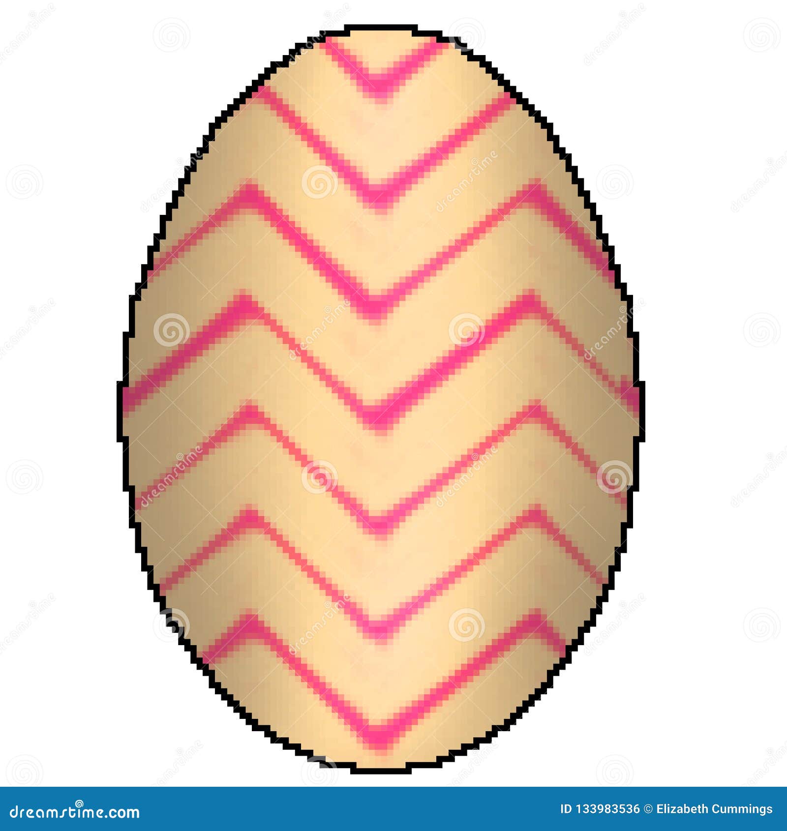 8 Bit Drawn Colorfully Designed Scaled Dragon Egg Stock Photo ...