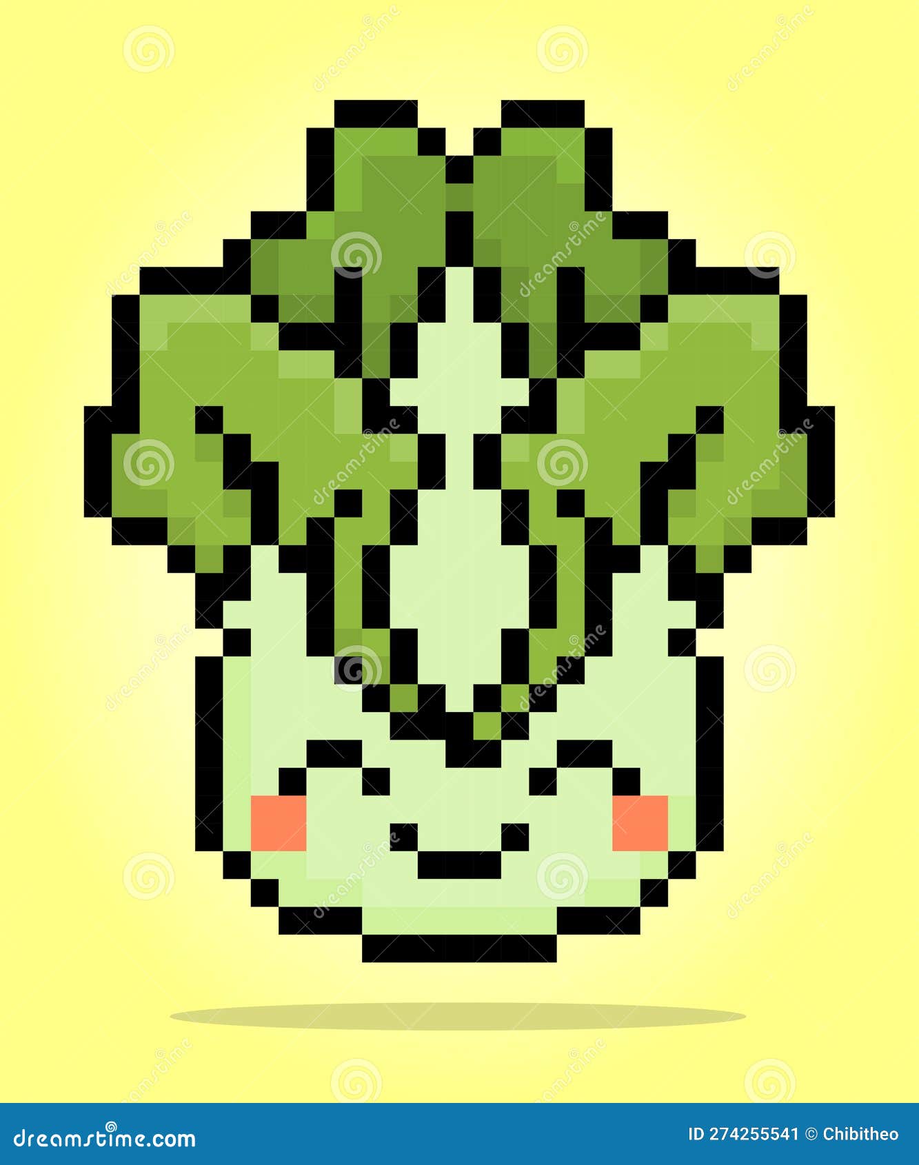 Pixel 8 Bit Mustard Character in Vector Stock Vector - Illustration of ...