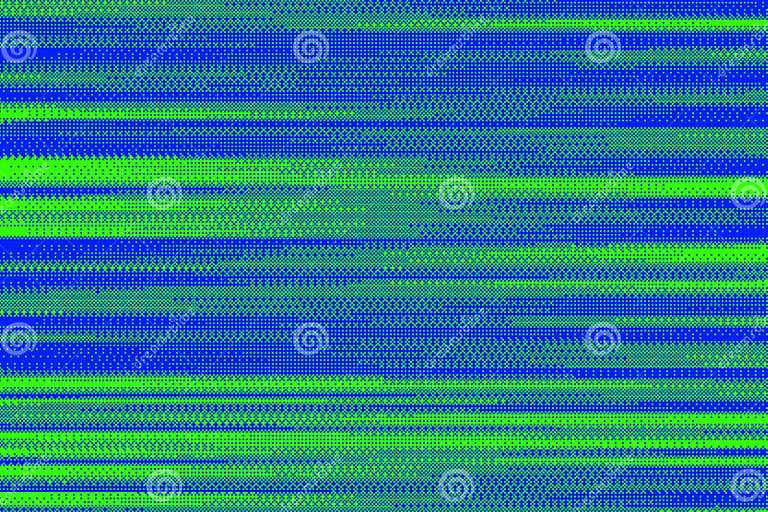 Pixel Bitmap Background with Retro Dotted Pattern. Blue and Green ...