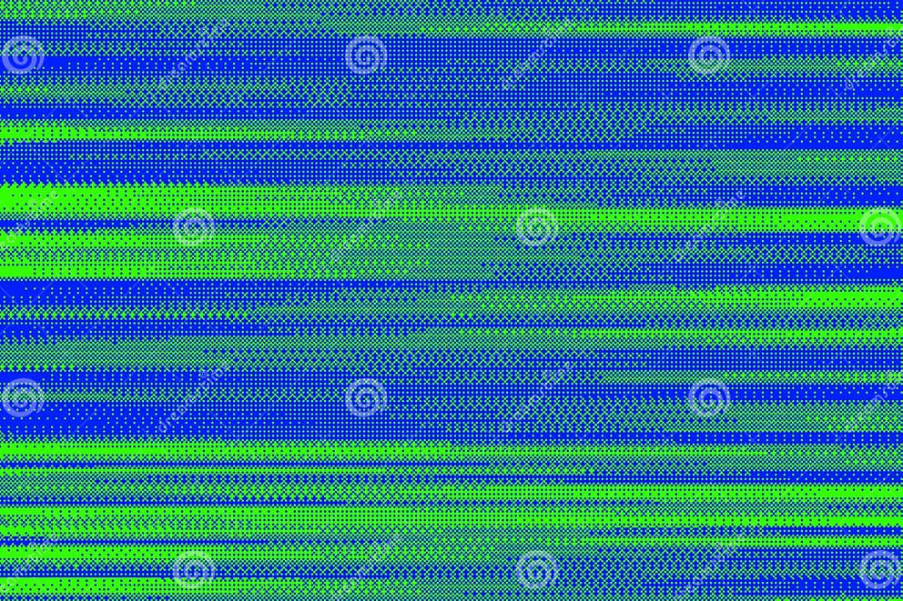 Pixel Bitmap Background with Retro Dotted Pattern. Blue and Green ...