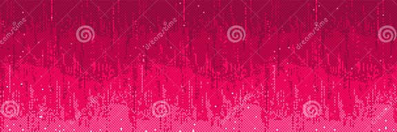 Pixel Bitmap Pattern with Vertical Stripes Stock Vector - Illustration ...