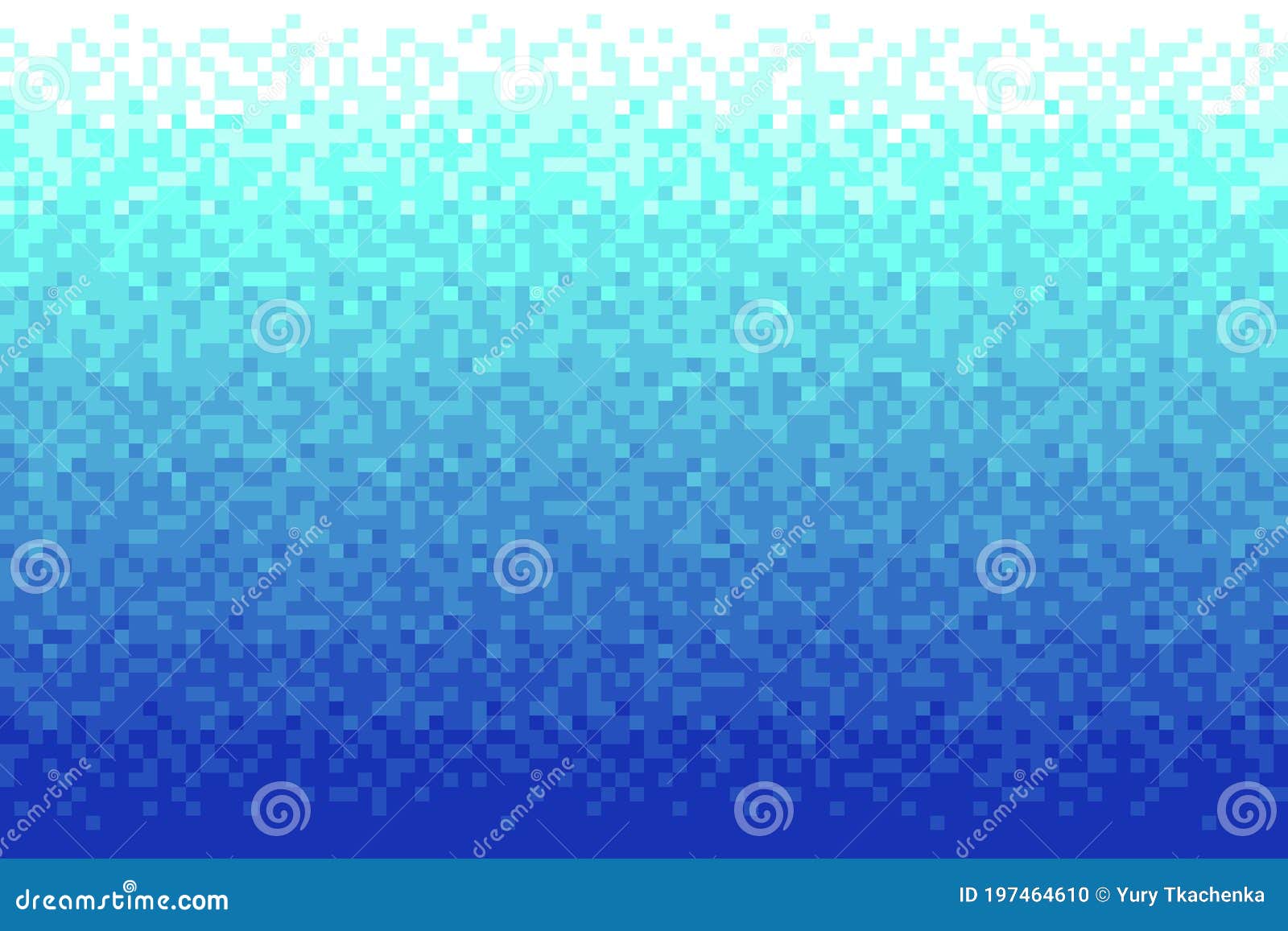 Pixel Blue Flowers Stock Photo | CartoonDealer.com #138364470