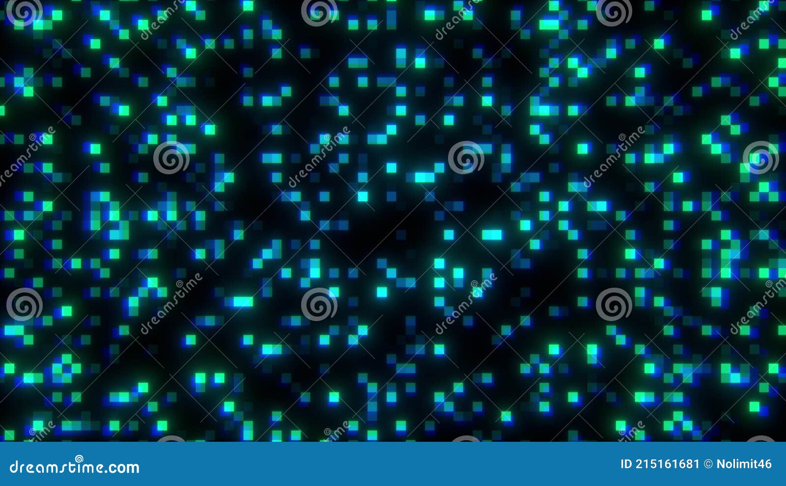Pixel Blurred Mosaic Abstract Background Stock Illustration ...