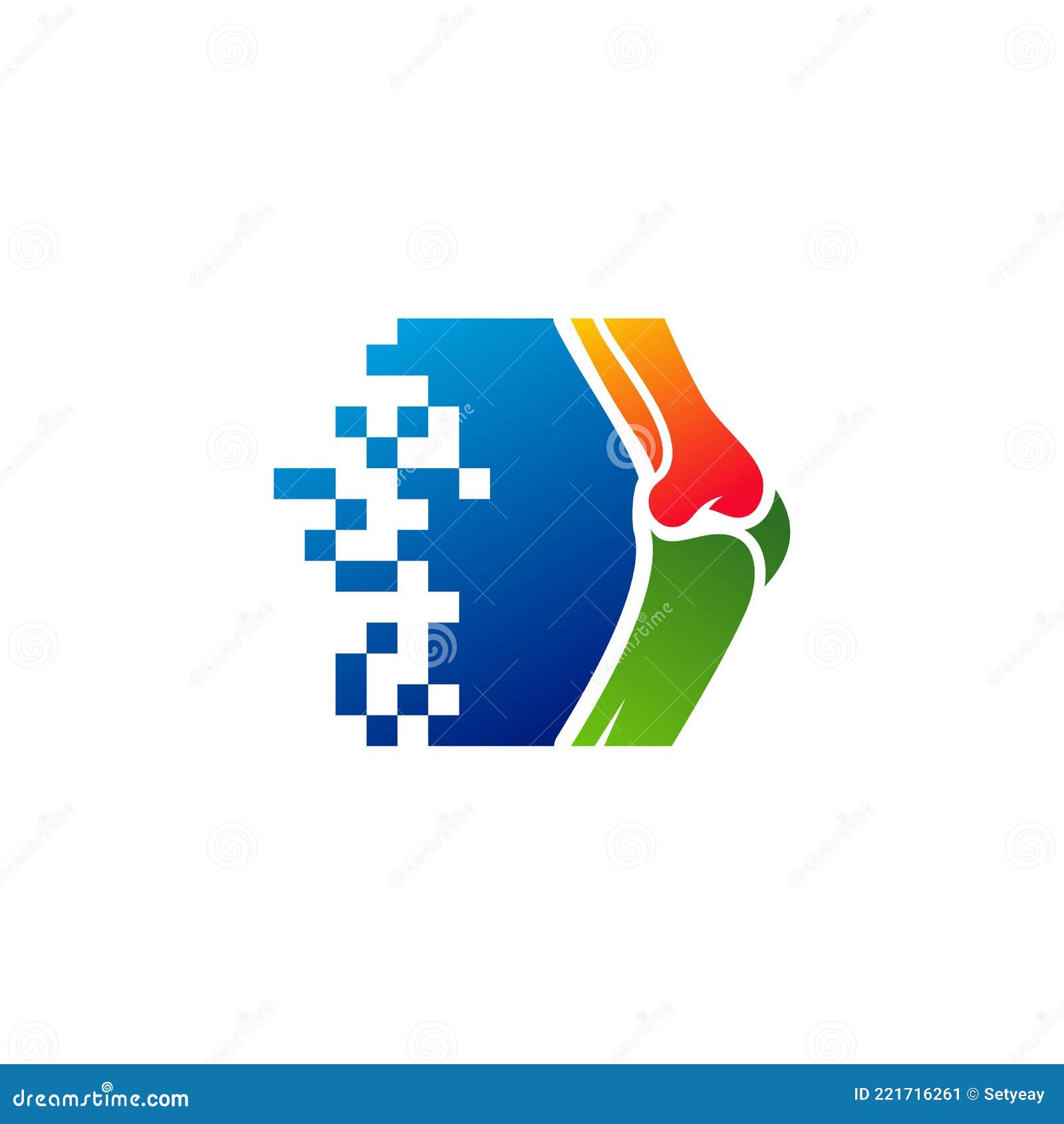 Pixel Bone Logo Vector Template, Creative Bone Logo Design Concepts ...