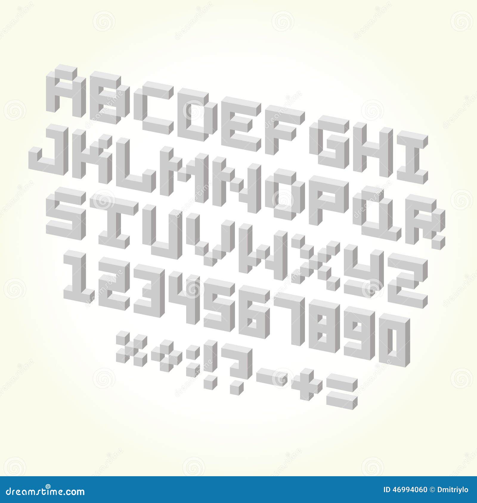 Brick Font. Vector Alphabet | CartoonDealer.com #124235734