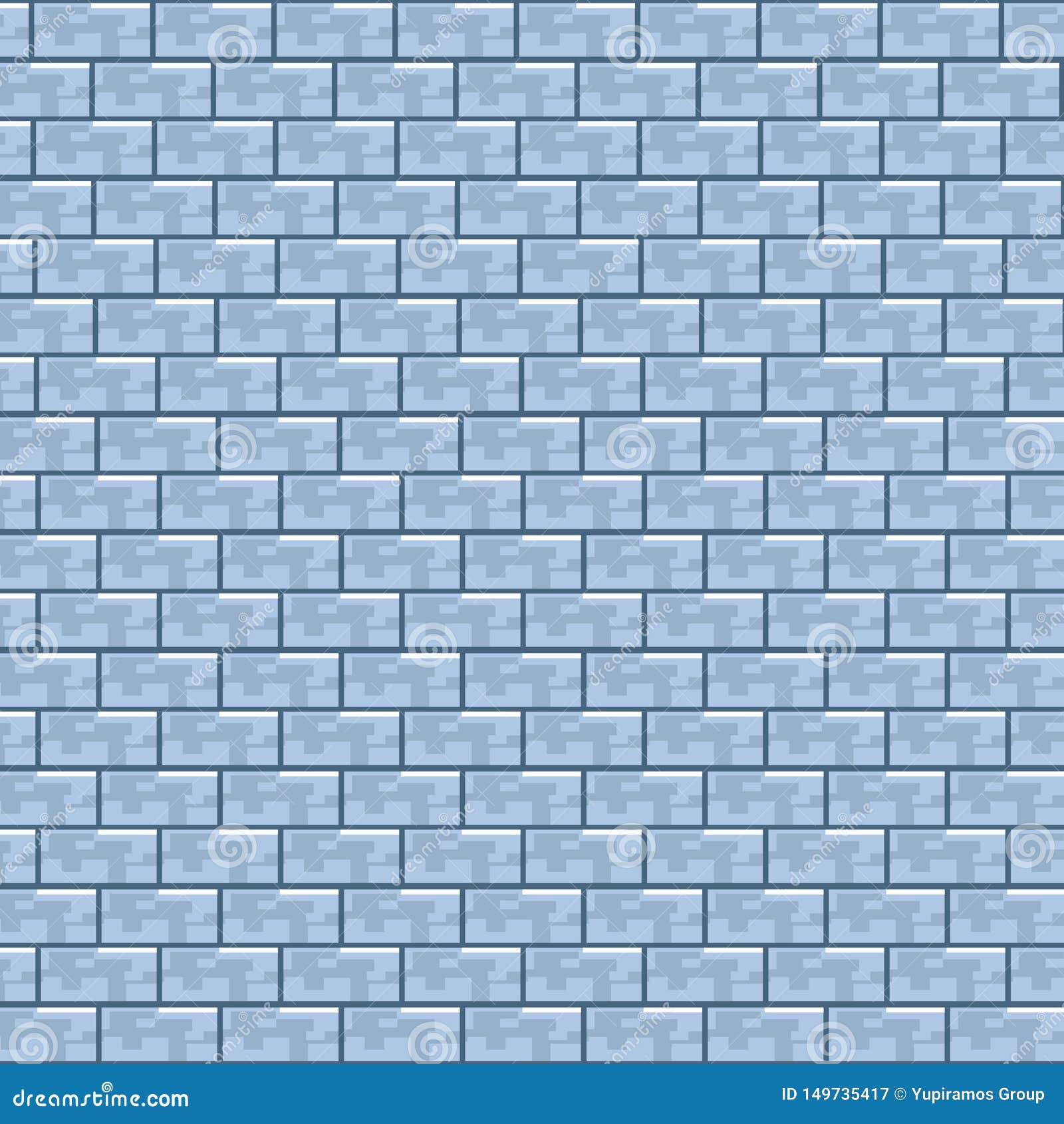 Pixel Bricks Wall Design Vector Illustration Stock Vector ...