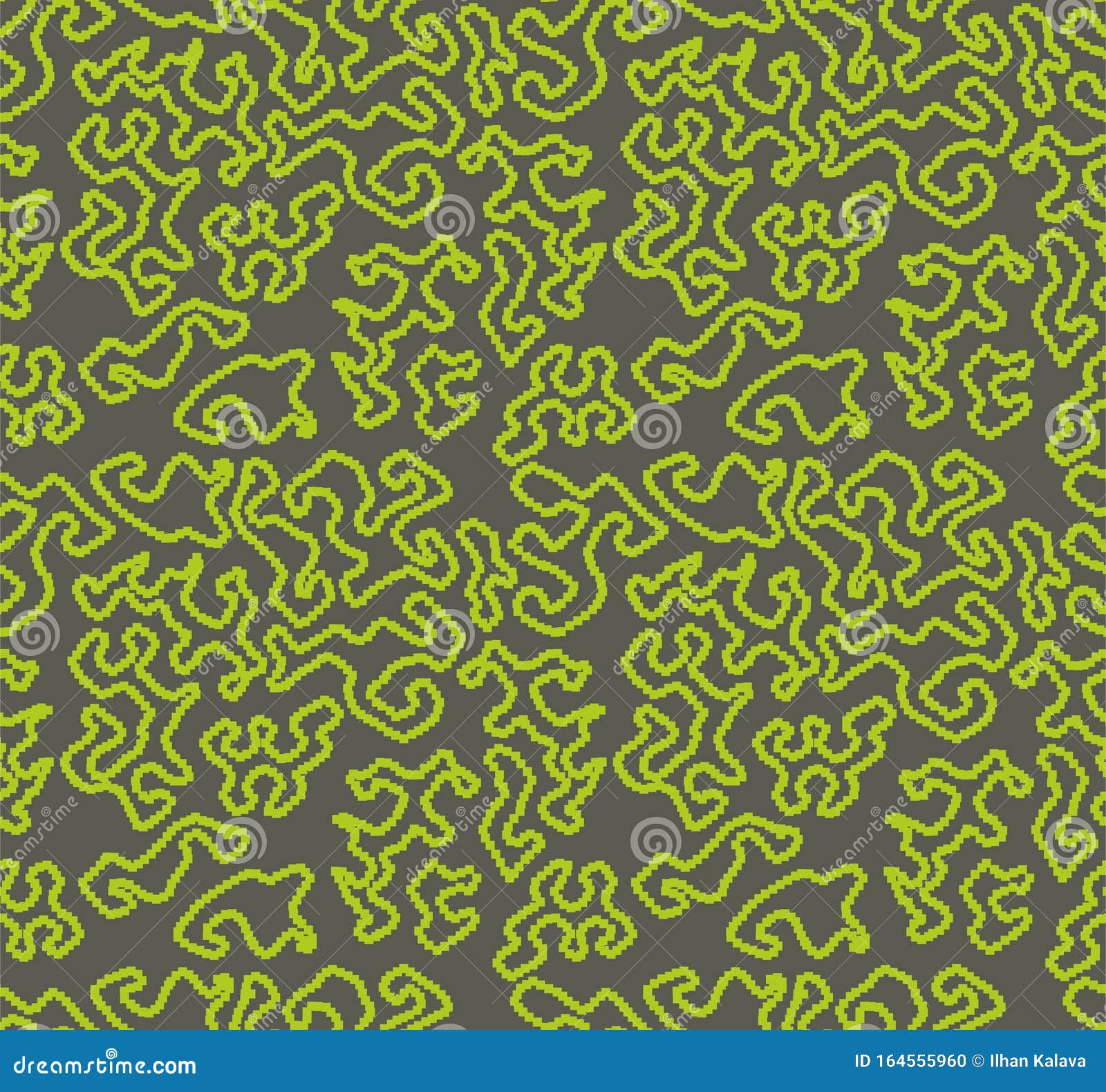 Pixel Camouflage Pattern, Military Seamless Uniform Print for Fabric ...