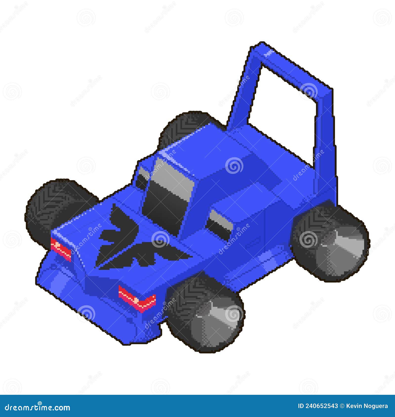 07 - Pixel Cars stock illustration. Illustration of bumper - 240652543