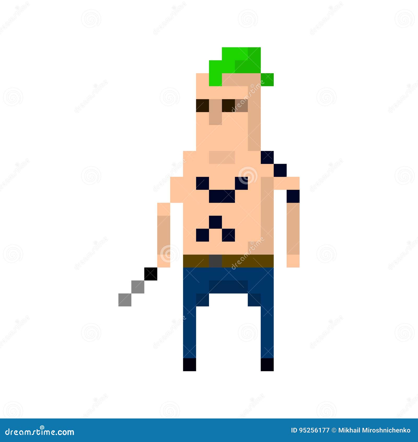 Pixel character criminals stock illustration. Illustration of retro ...