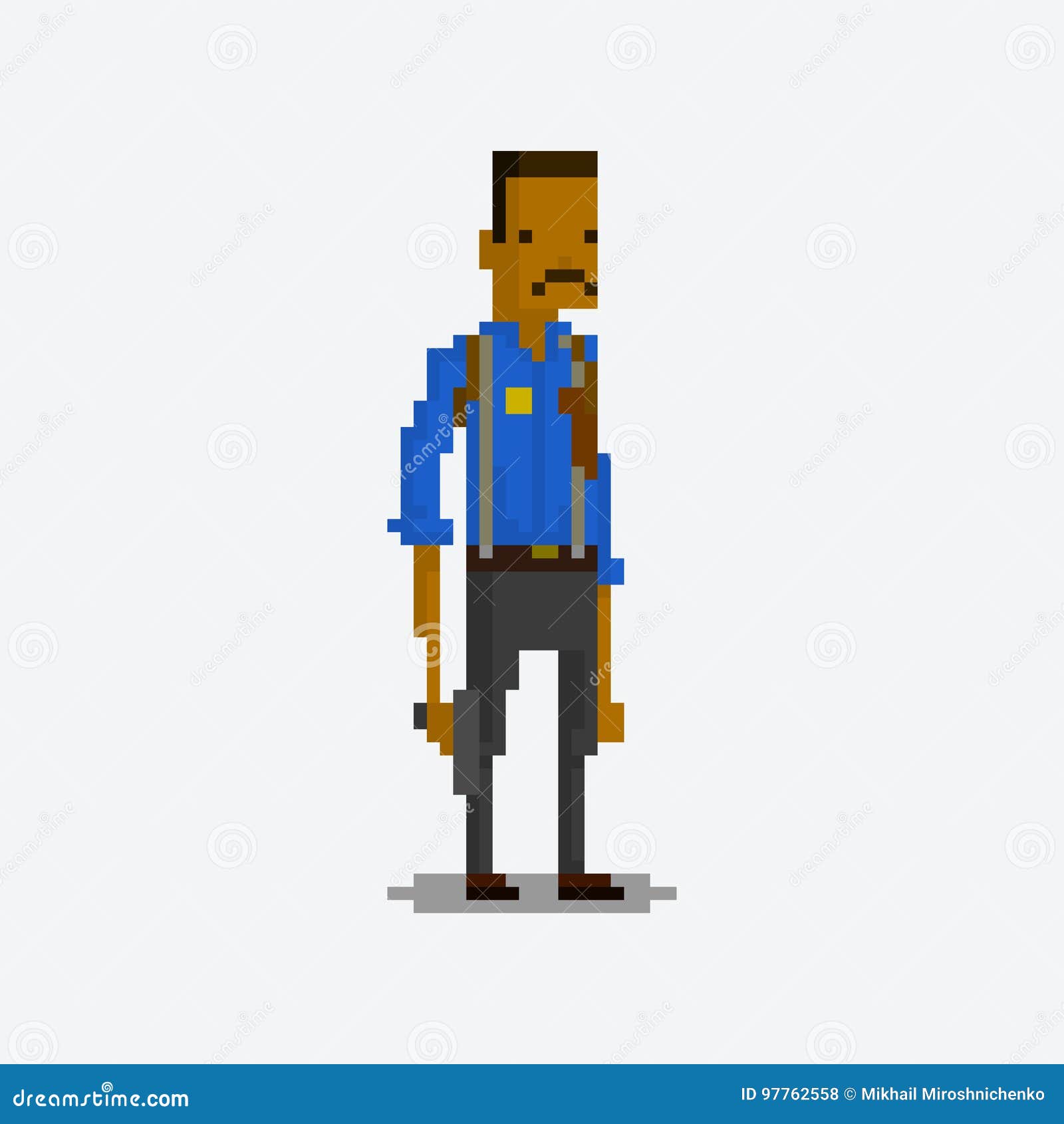 Policeman Detective Handcuffs Look Peeking Out Of The Corner Cartoon ...