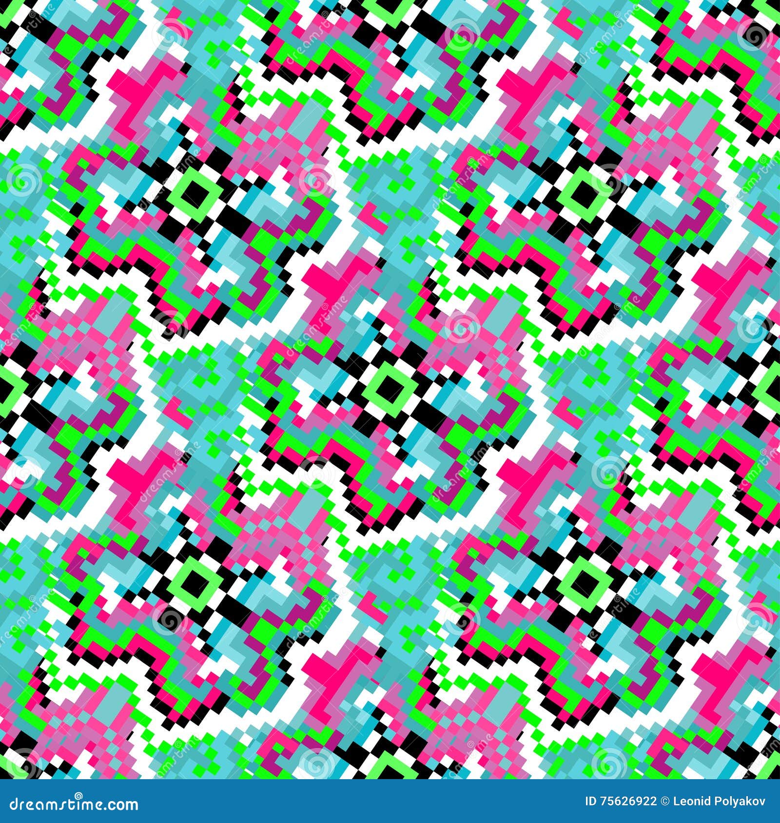 Pixel Art Color Font. Vector Set Of Letters | CartoonDealer.com #70937362