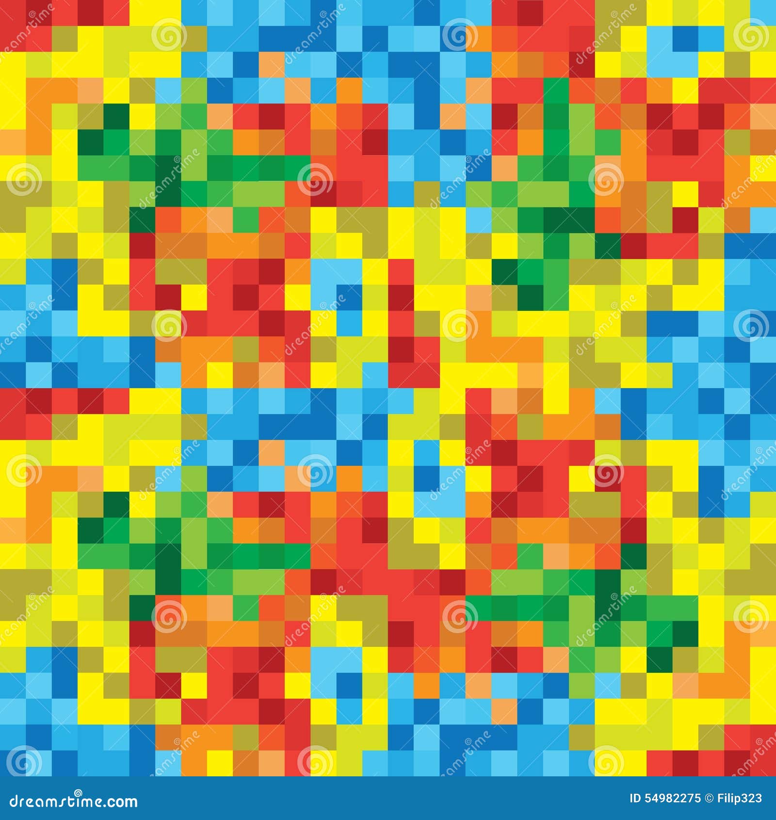Pixel colorful background stock vector. Illustration of style - 54982275