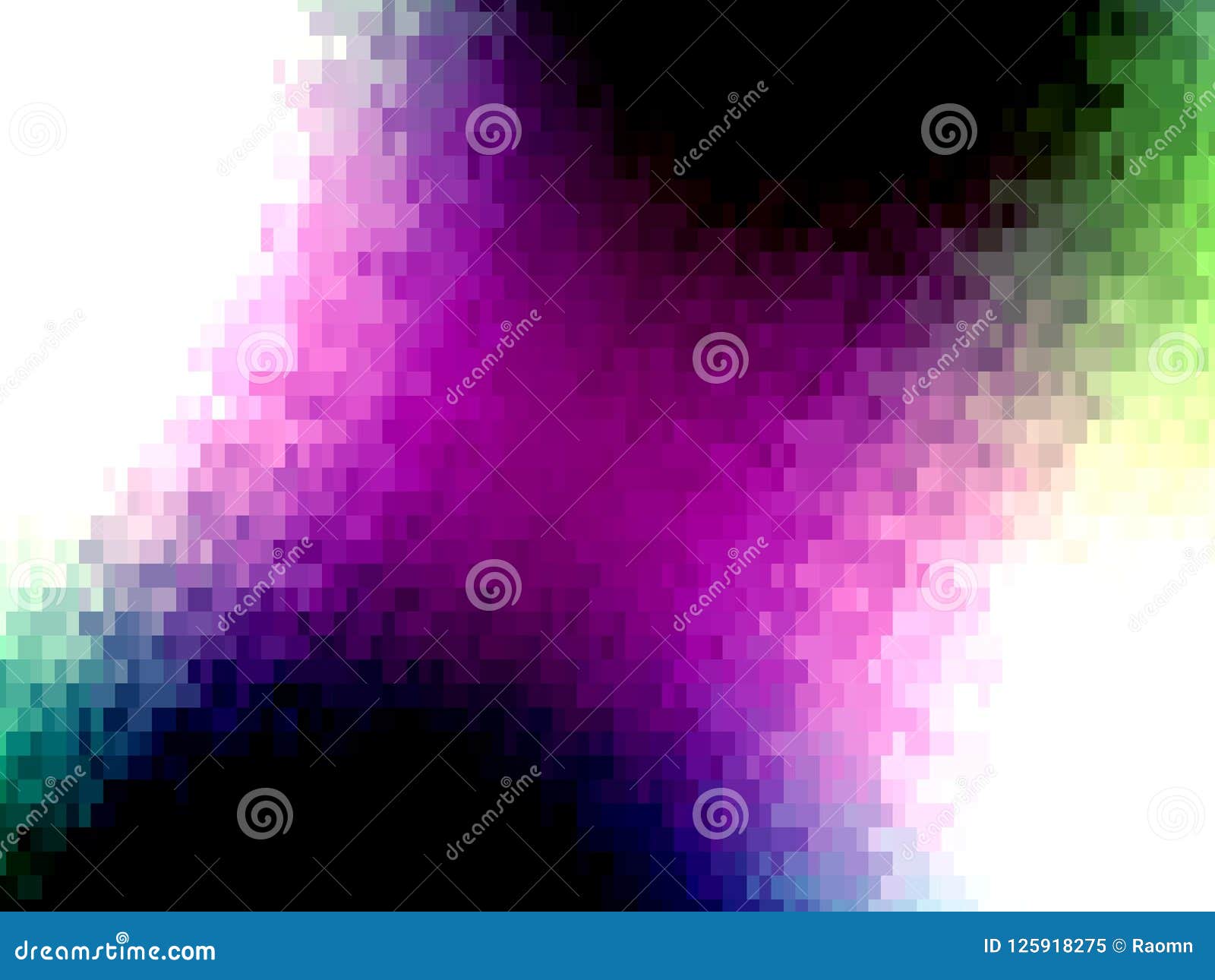 Pixel Colorful Background Abstract Template Stock Illustration ...