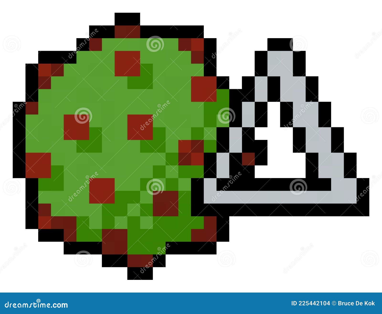 Pixel Art Coronavirus Pattern For Videogames Stock Photo ...