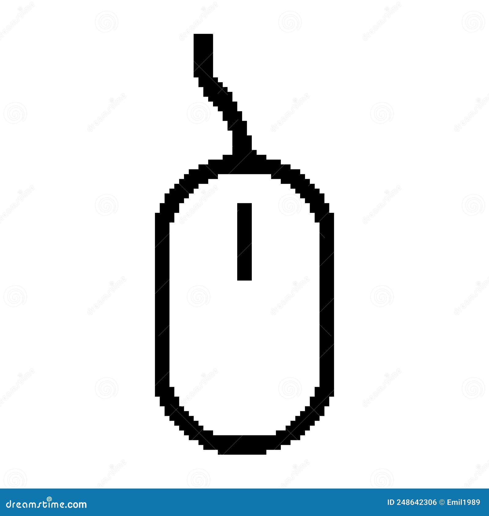 Pixel Cursor Mouse Icon Symbol Stock Illustration - Illustration of ...