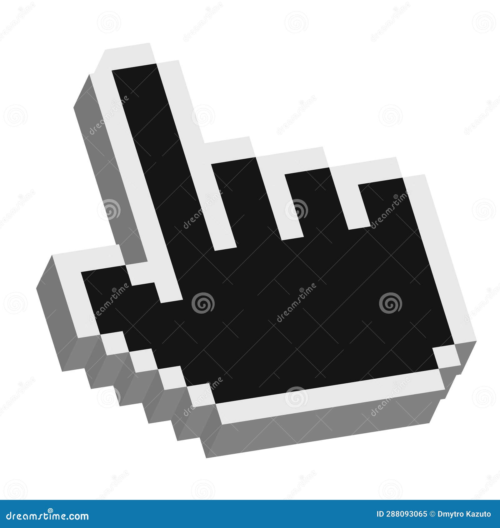 Pixel 3d Mouse Cursor Mouse Hand Cursor Computer Mouse Click Cursor