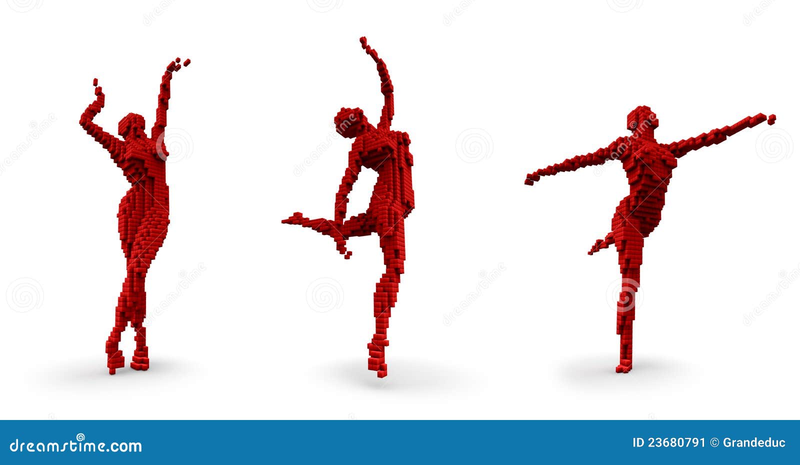 Pixel dancers stock illustration. Illustration of entertainment - 23680791