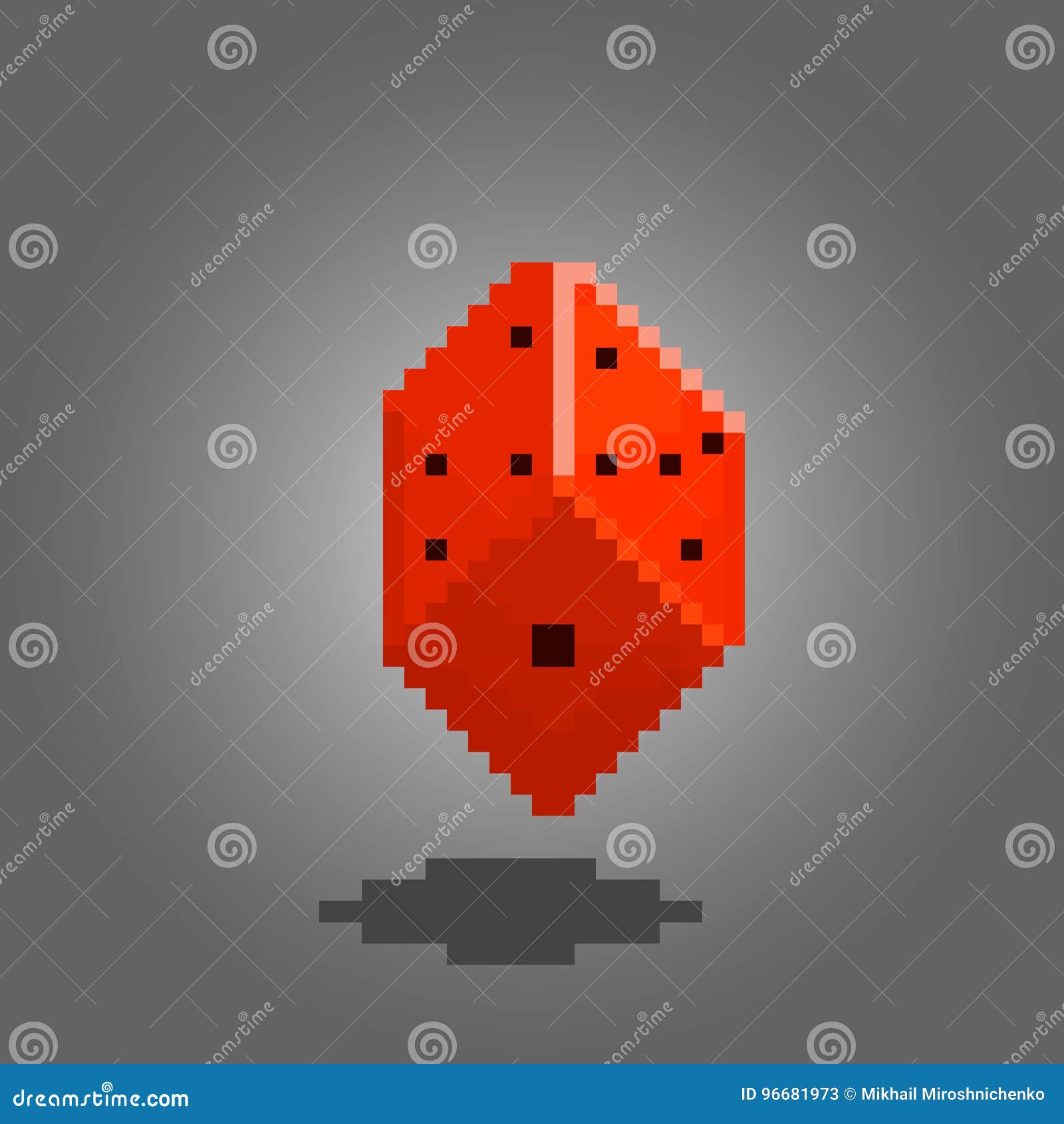 Pixel dice for games stock vector. Illustration of craps - 96681973