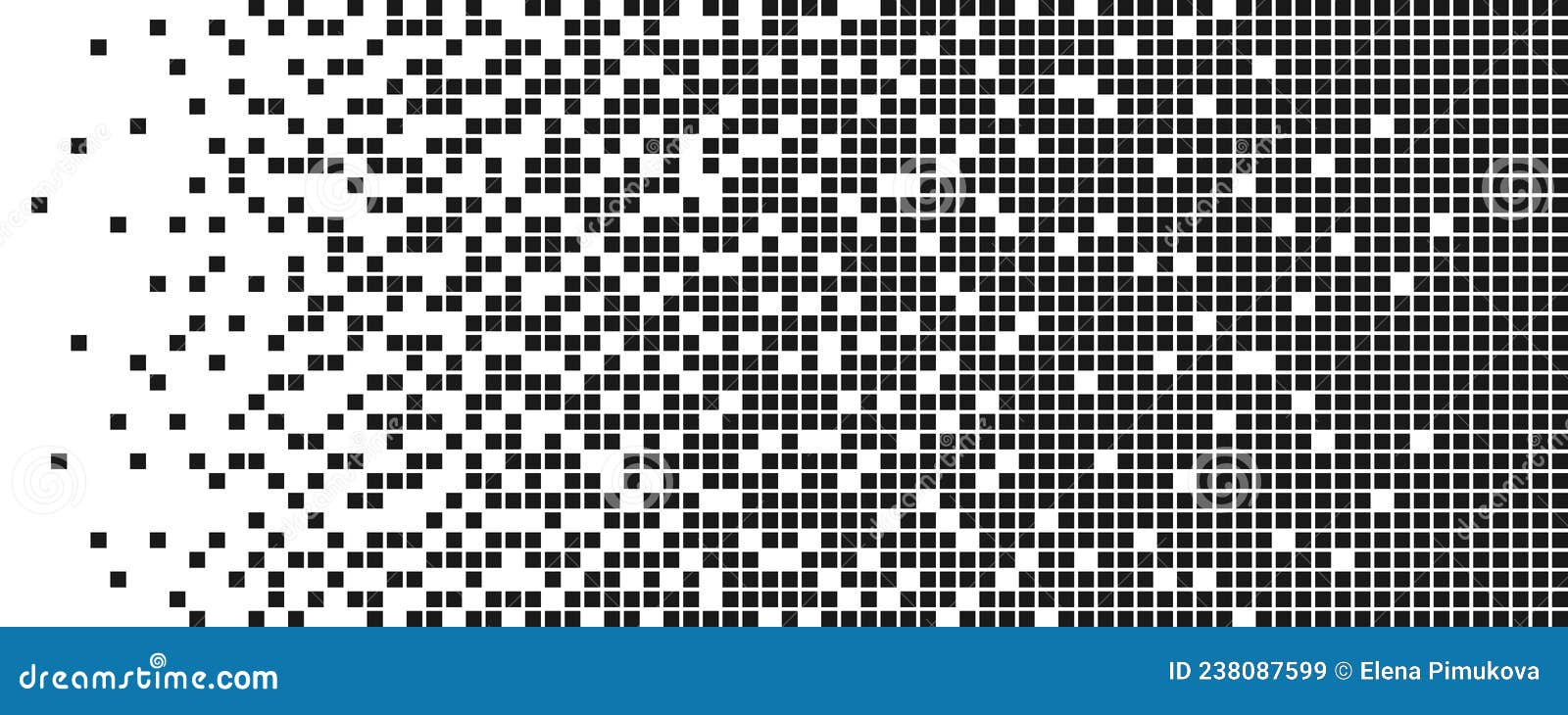 Pixel Disintegration Background. Decay Effect. Dispersed Dotted Pattern ...