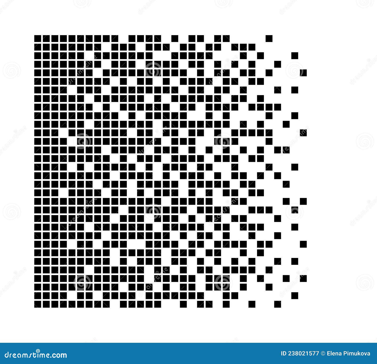 Pixel Disintegration Background, Digital Dots Dissolve Effect ...