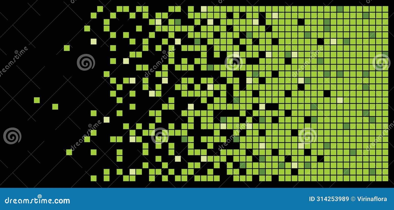 Pixel Disintegration Background. Decay Effect. Dispersed Dotted Pattern ...