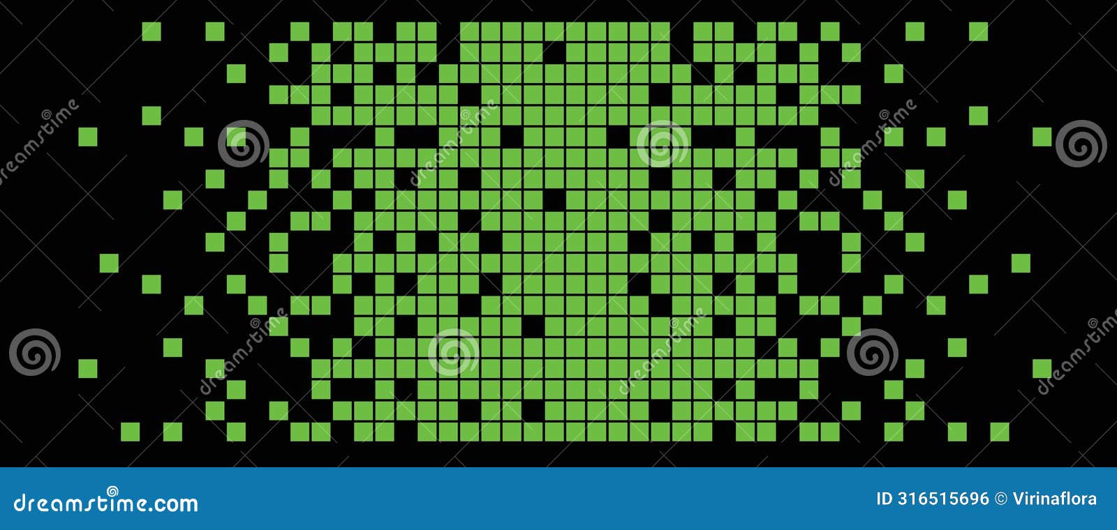 Pixel Disintegration Color Background. Decay Effect. Dispersed Dotted ...