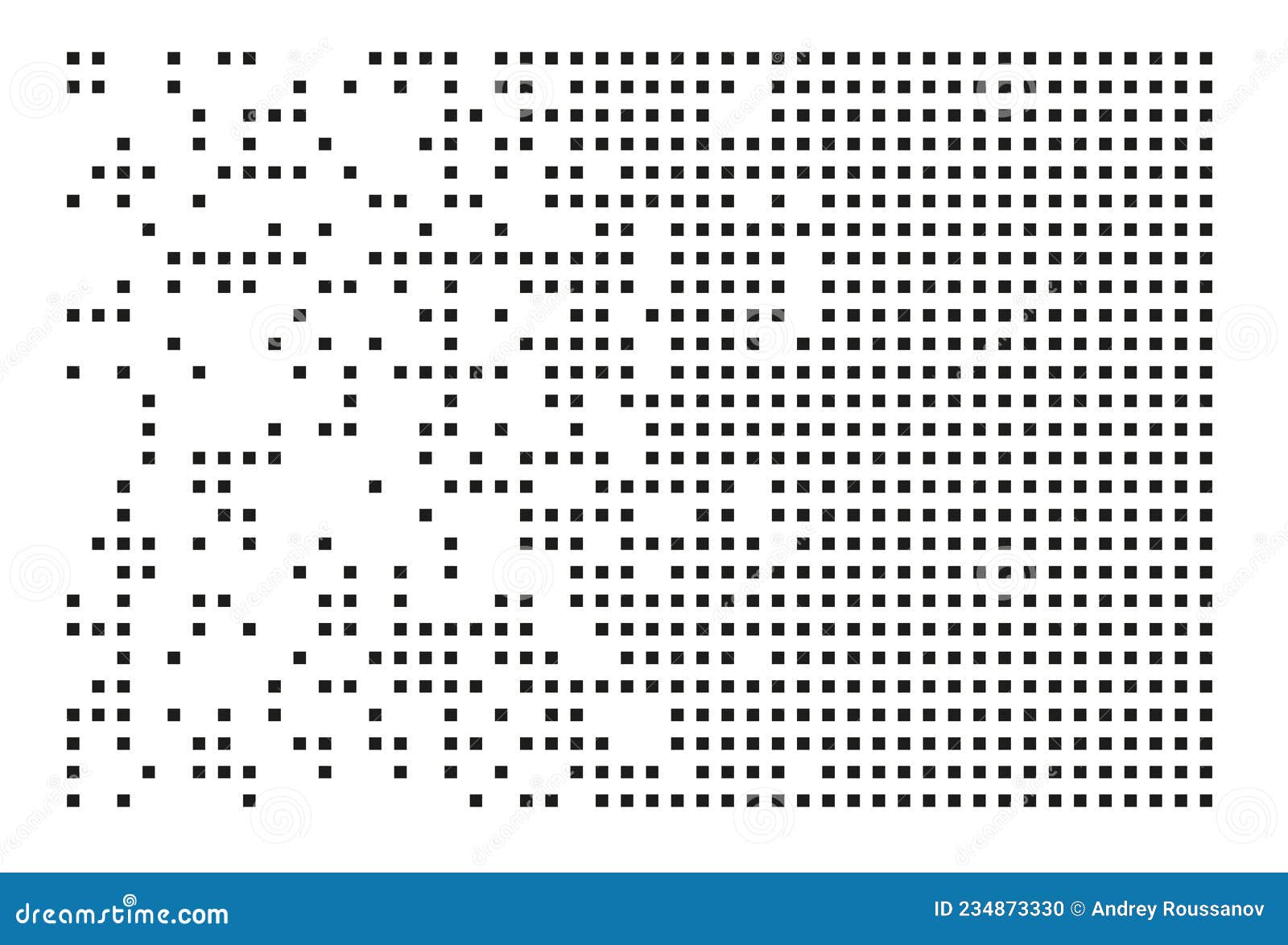 Pixel Disintegration, Decay Effect. Various Rectangular Elements Made ...
