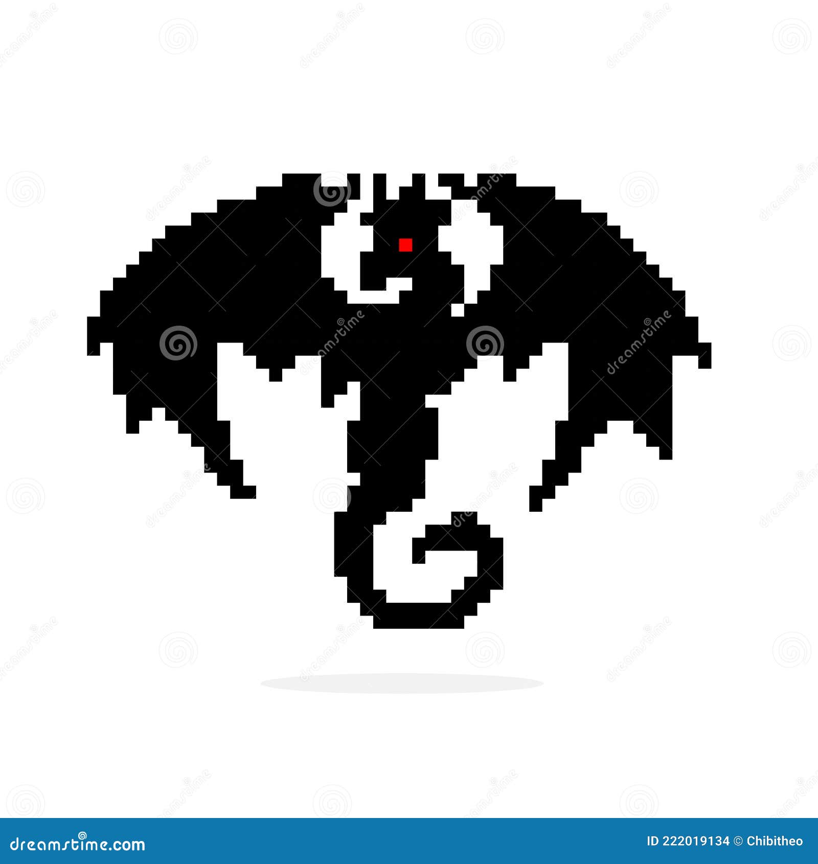 Pixel Art Dragon Eye Royalty-Free Stock Photography | CartoonDealer.com ...