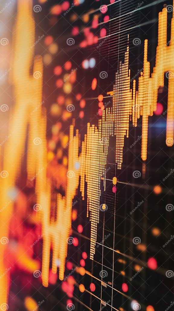 Pixel Finance Graph with a Digital Currency Symbol and Fluctuating Line ... Pixel Finance Graph with a Digital Currency Symbol and Fluctuating Line ...