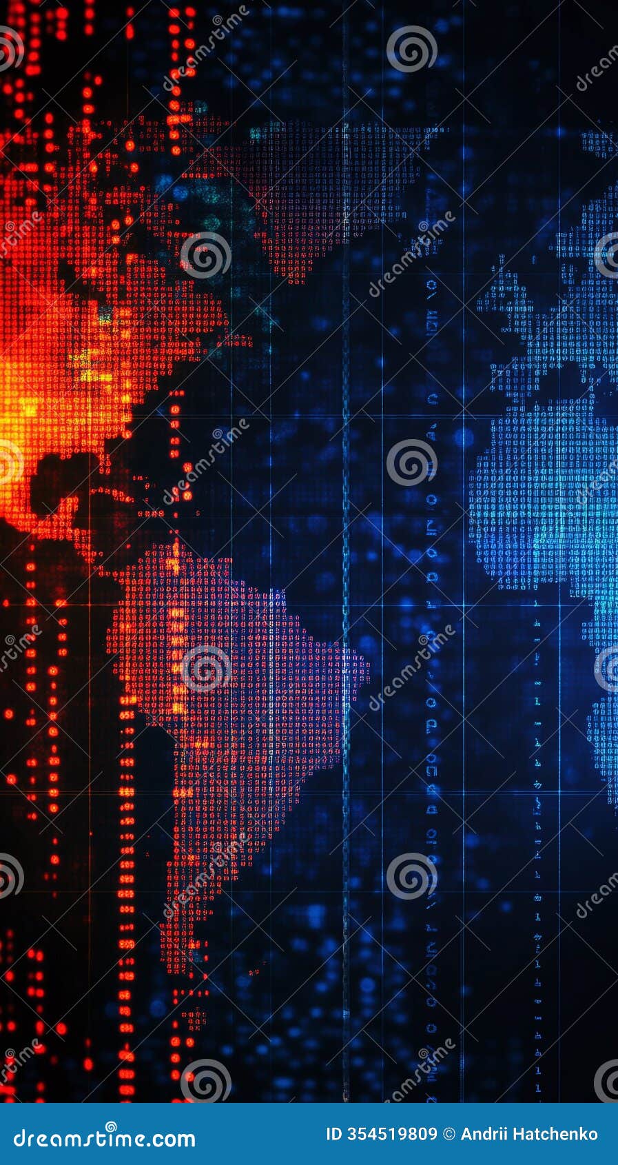 Pixel Art Financial Heatmap With Sector Performance Data And Colorful ...