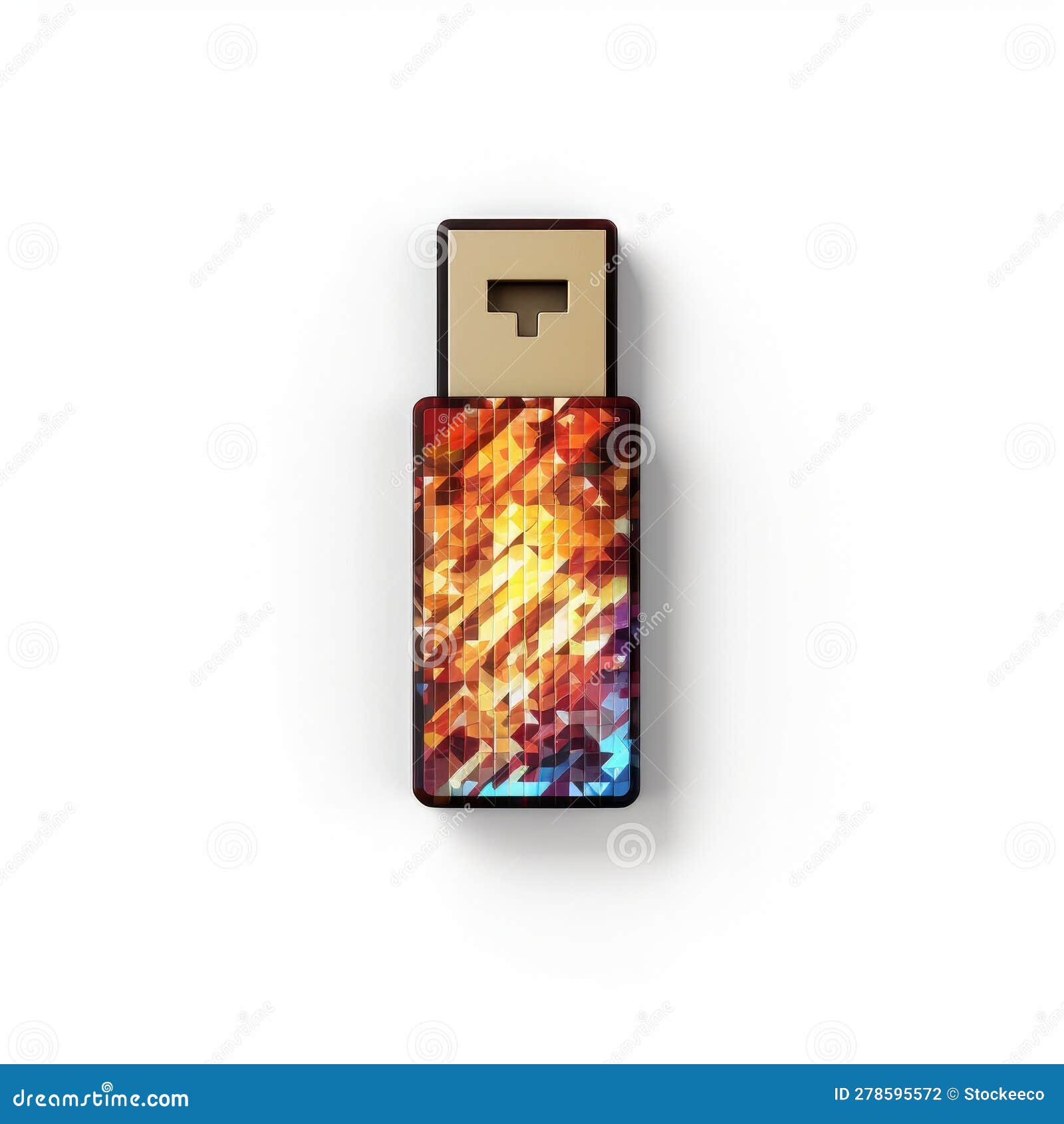 Pixel Art Flash Drive With Vibrant Colors By Pixelplantmaster Royalty ...